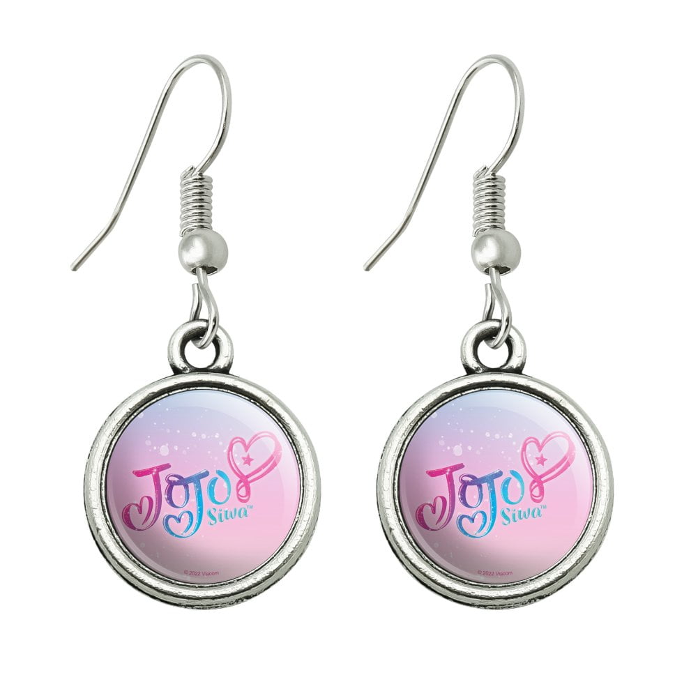 Jojo Siwa Logo Novelty Dangling Drop Charm Earrings - Walmart.com