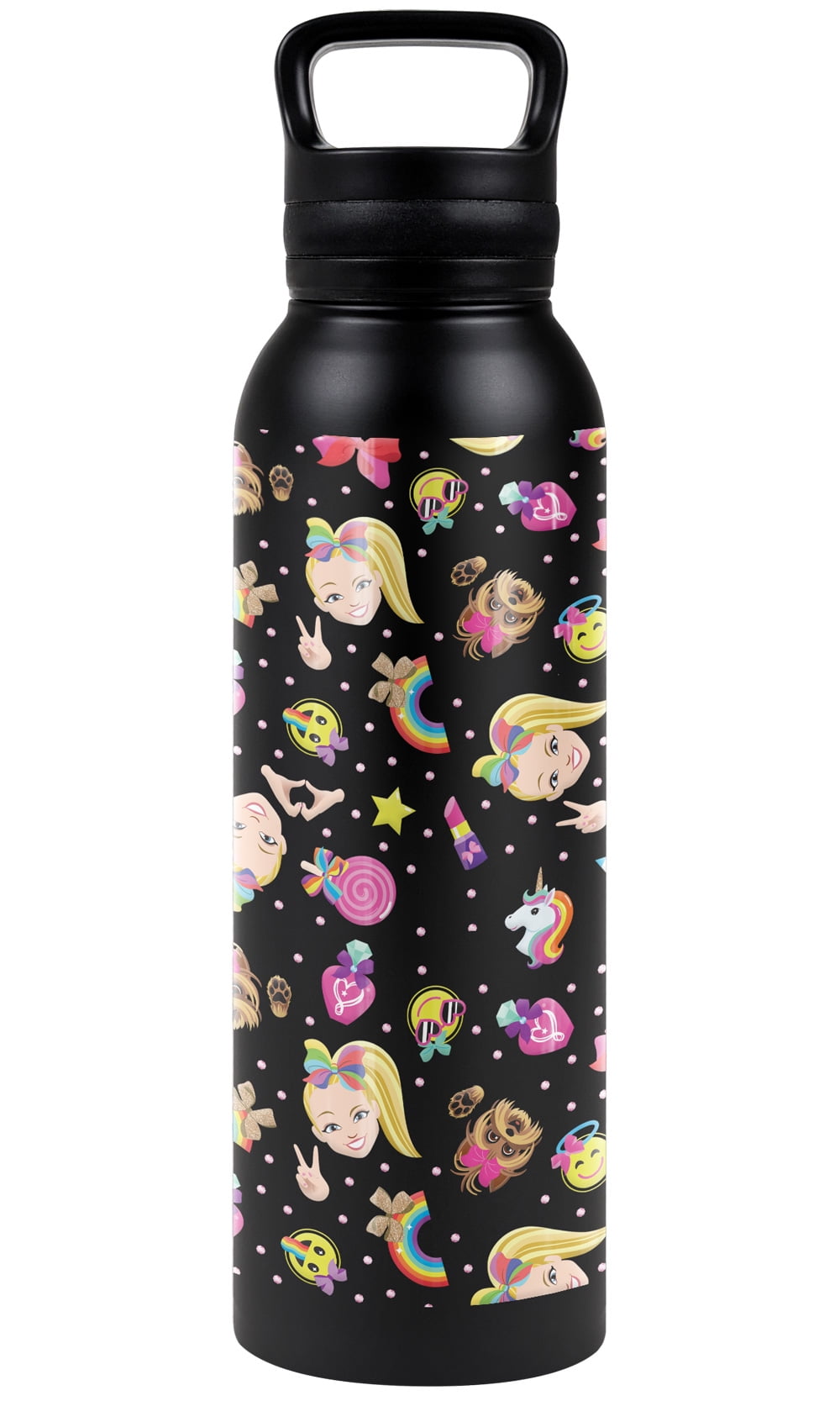 Jojo Siwa Official Faces And Favorite Things Pattern 24 oz Insulated ...