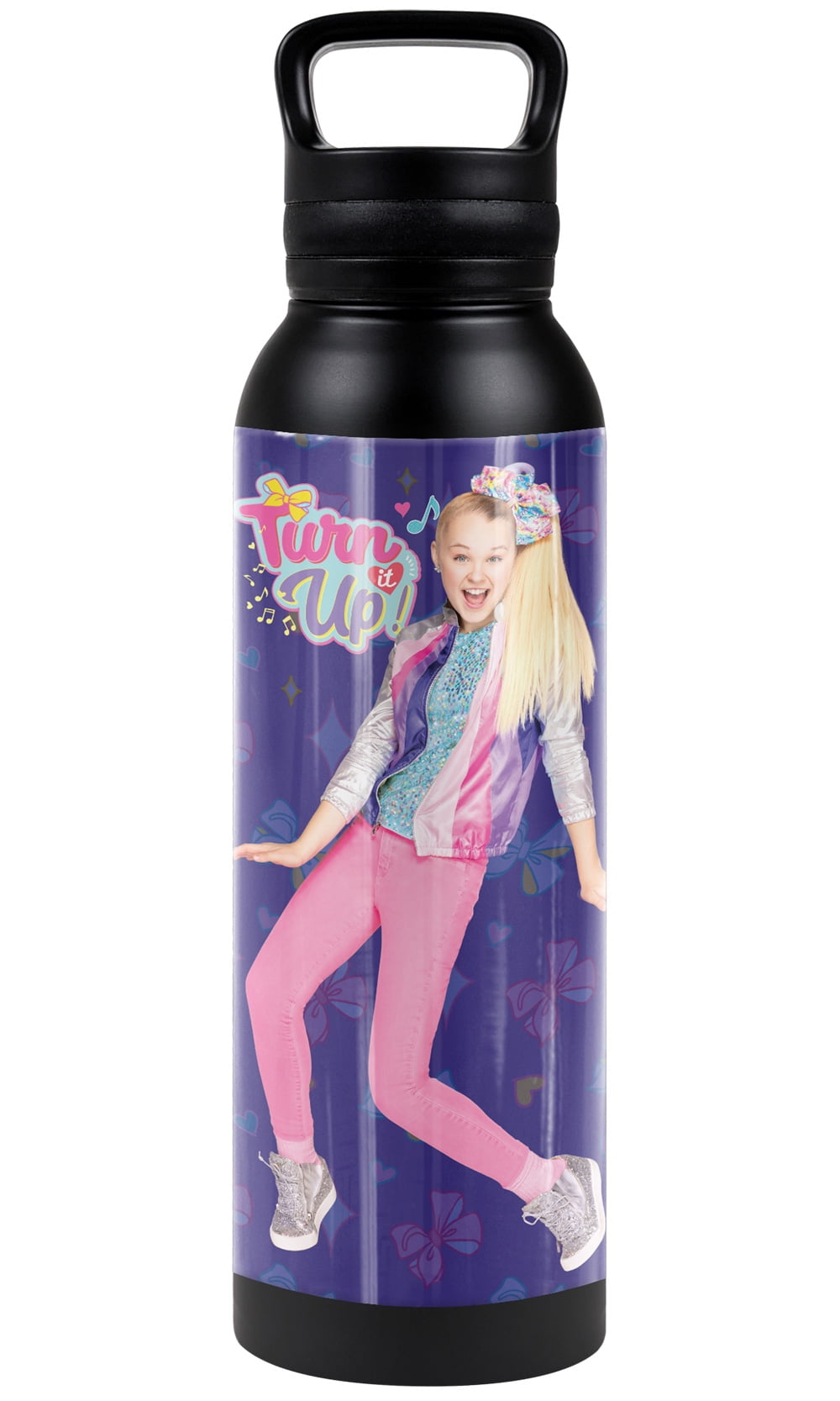 Jojo Siwa Official Turn It Up 24 oz Insulated Canteen Water Bottle ...