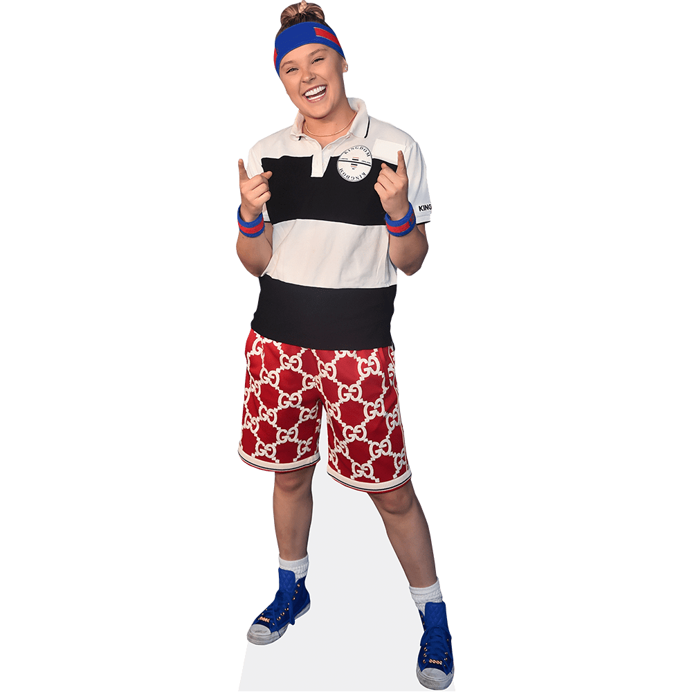 Jojo Siwa (Red Shorts) Lifesize Cardboard Cutout Standee - Walmart.com