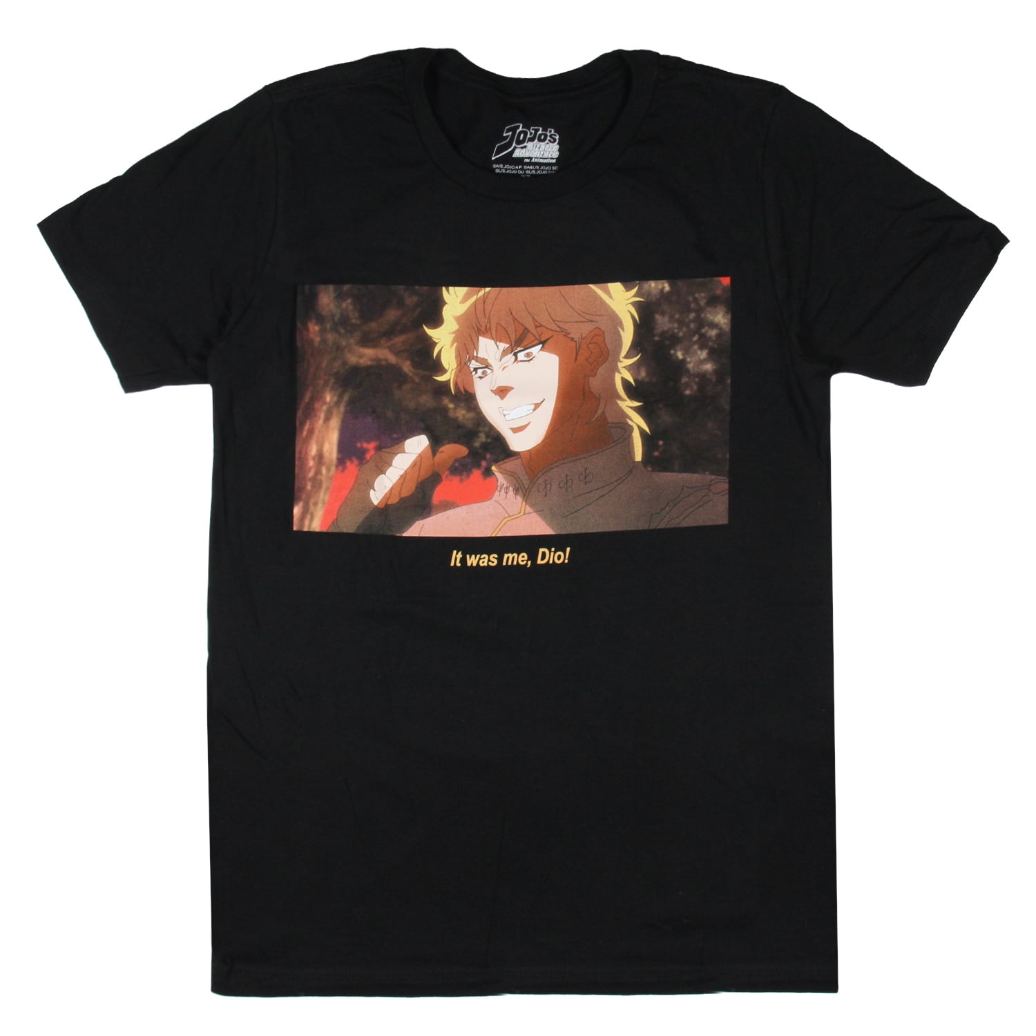 Jojo's Bizarre Adventure Men's It Was Me, Dio! Graphic Print Anime T ...