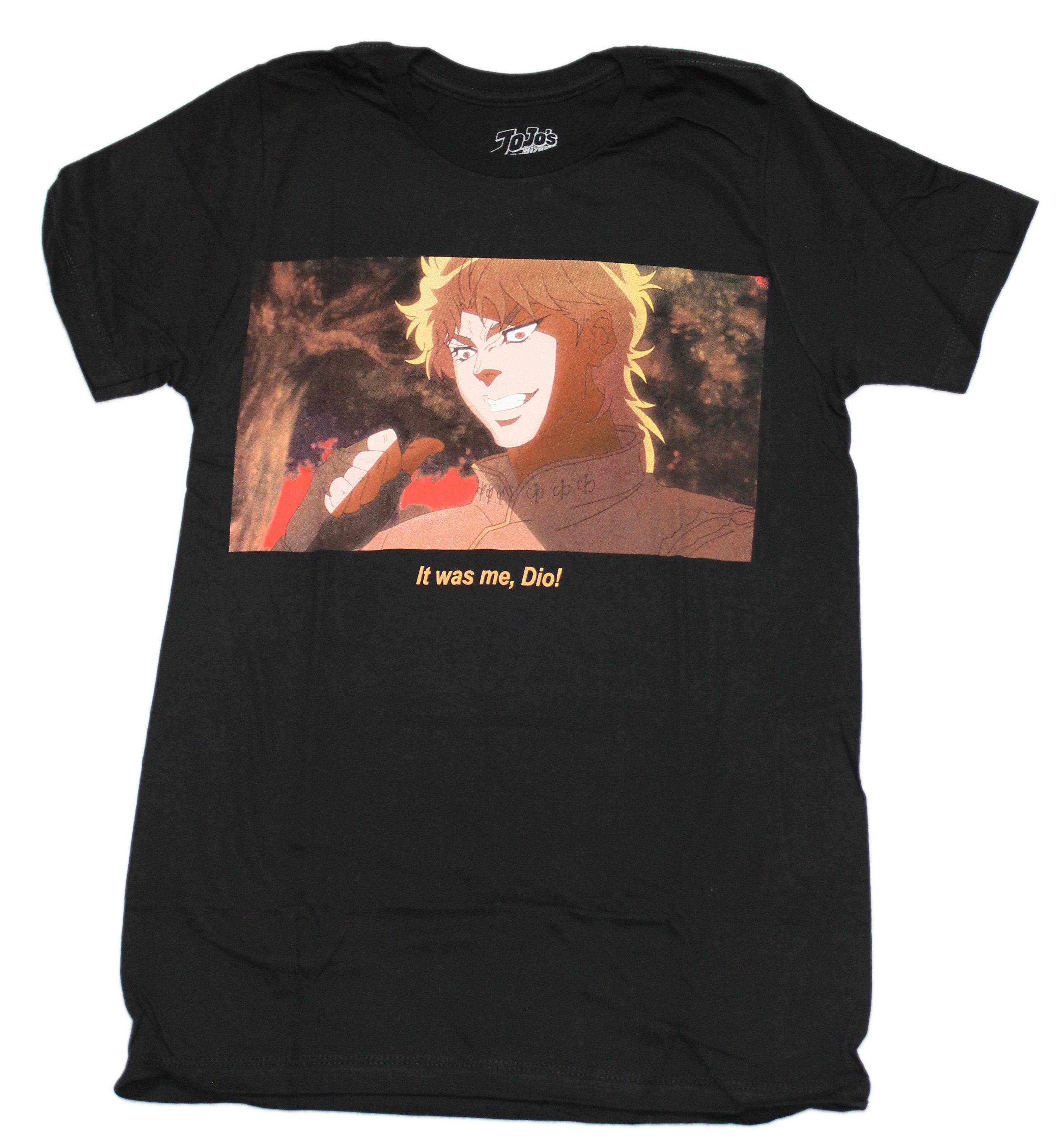 Jojo's Bizarre Adventure Mens T-Shirt - It Was Me, Dio! Red Tint (Small ...