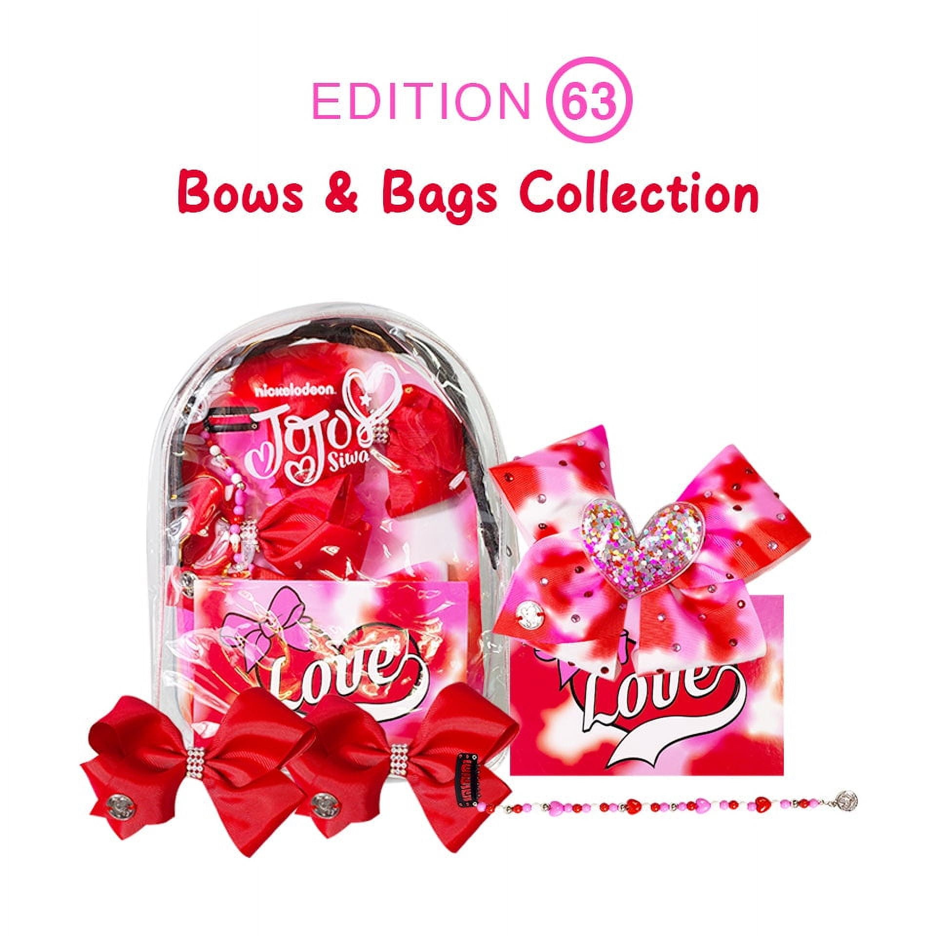 Jojo's Bow Club Bows & Bag Love Collection - Jojo Siwa Hair Bows Gift ...