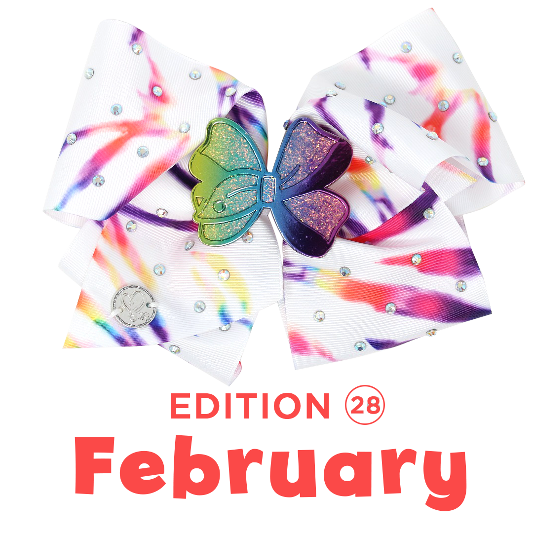 Jojo's Bow Club February Bow - Jojo Siwa Hair Bows Gift Set Limited ...