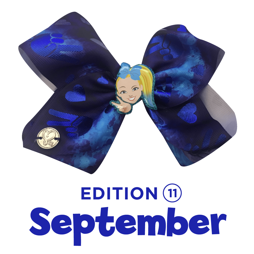 Jojo's Bow Club September Blue Bow - Jojo Siwa Hair Bows Gift Set ...