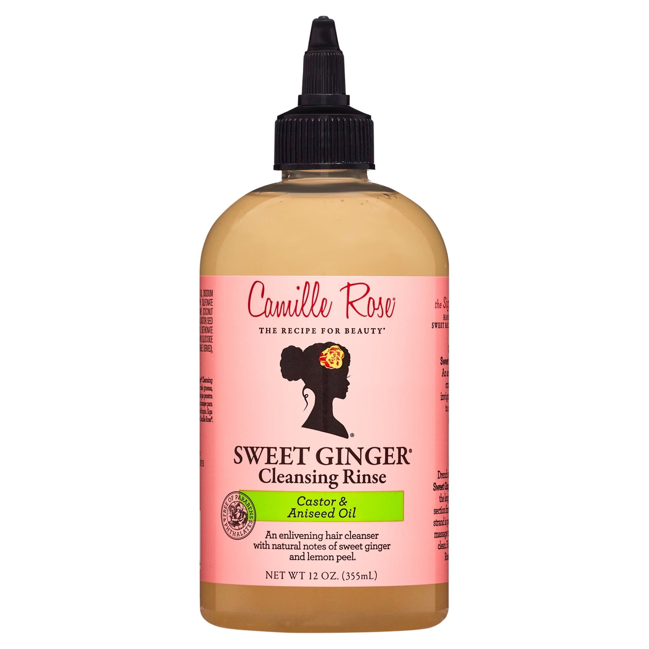 Camille Rose Sweet Ginger Cleansing Rinse, 12 oz, Squeeze Bottle ...