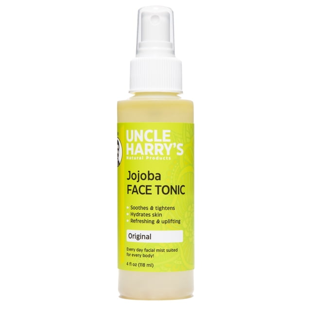 Jojoba Face Tonic Spray by Uncle Harry's Natural Products (4oz Tonic ...