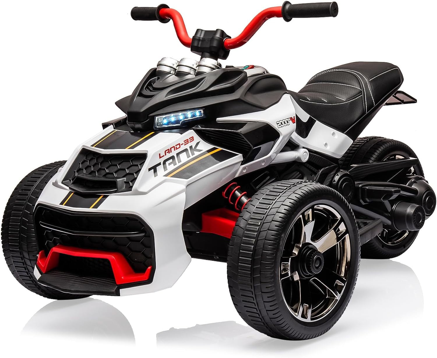Jojoka 12V Kids ATV Ride On Car, 2024 New Battery Powered Ride on Toys ...