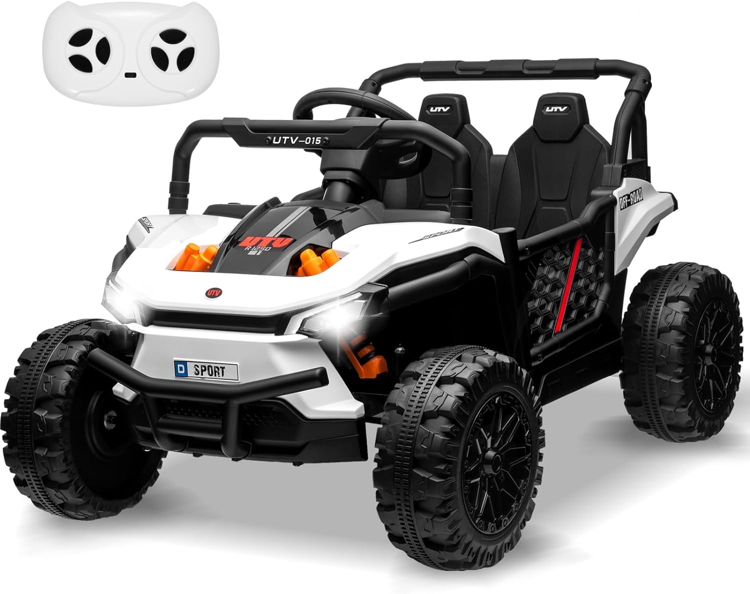 Jojoka 12V Kids Ride on UTV Car with Remote Control, Battery Powered ...