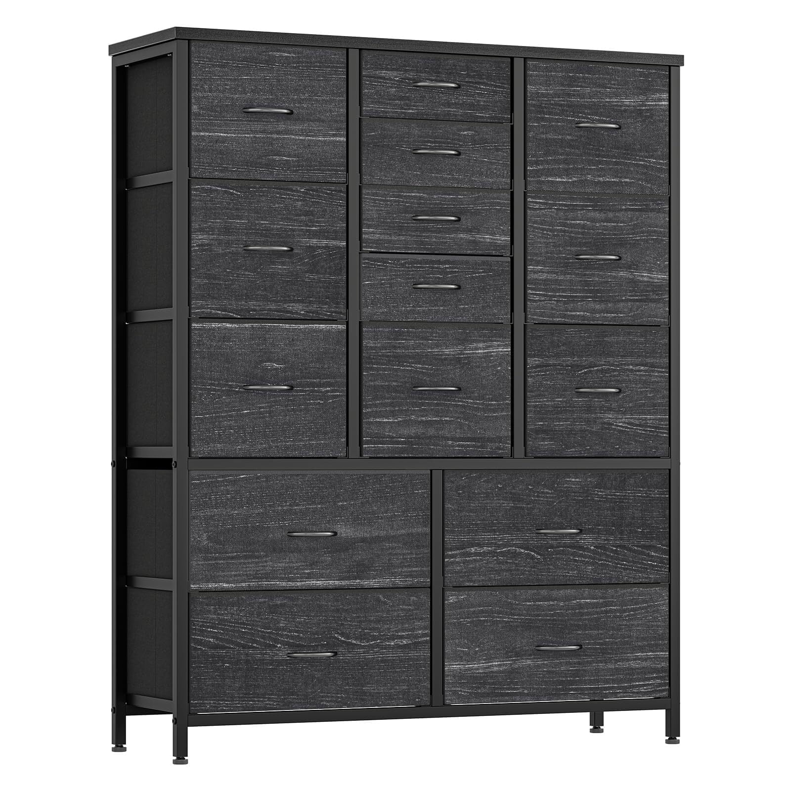 Jojoka 15-Drawers Dresser for Bedroom Chest of Drawers, Metal Frame ...