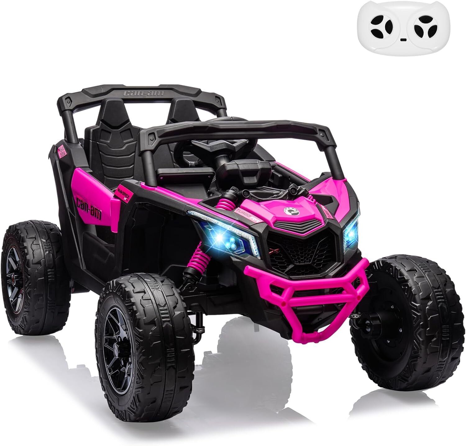 Jojoka Can-Am Licensed Ride on UTV Car for Kids, 12V Battery Powered ...