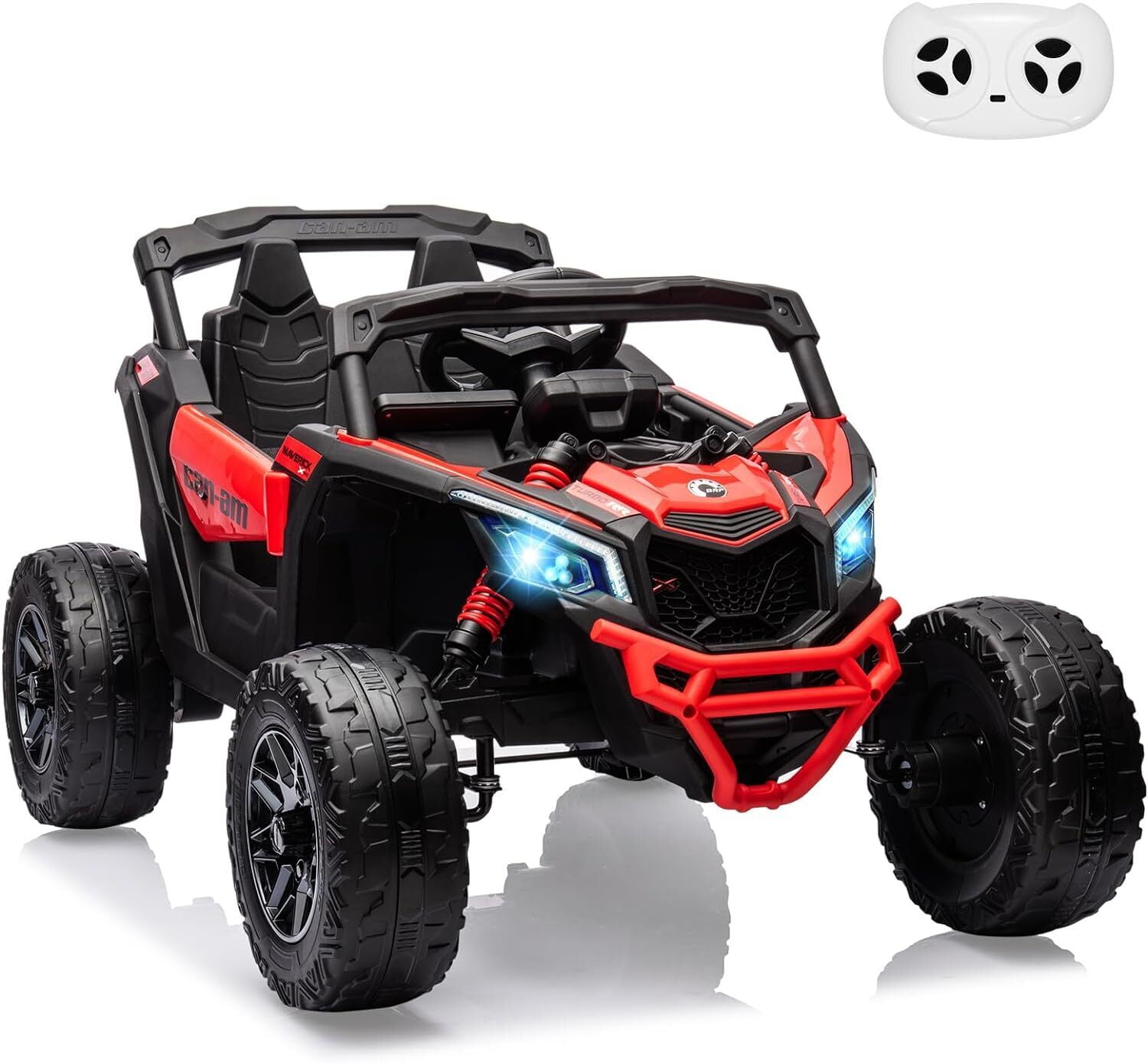 Jojoka Can-Am Licensed Ride on UTV Car for Kids, 12V Battery Powered ...