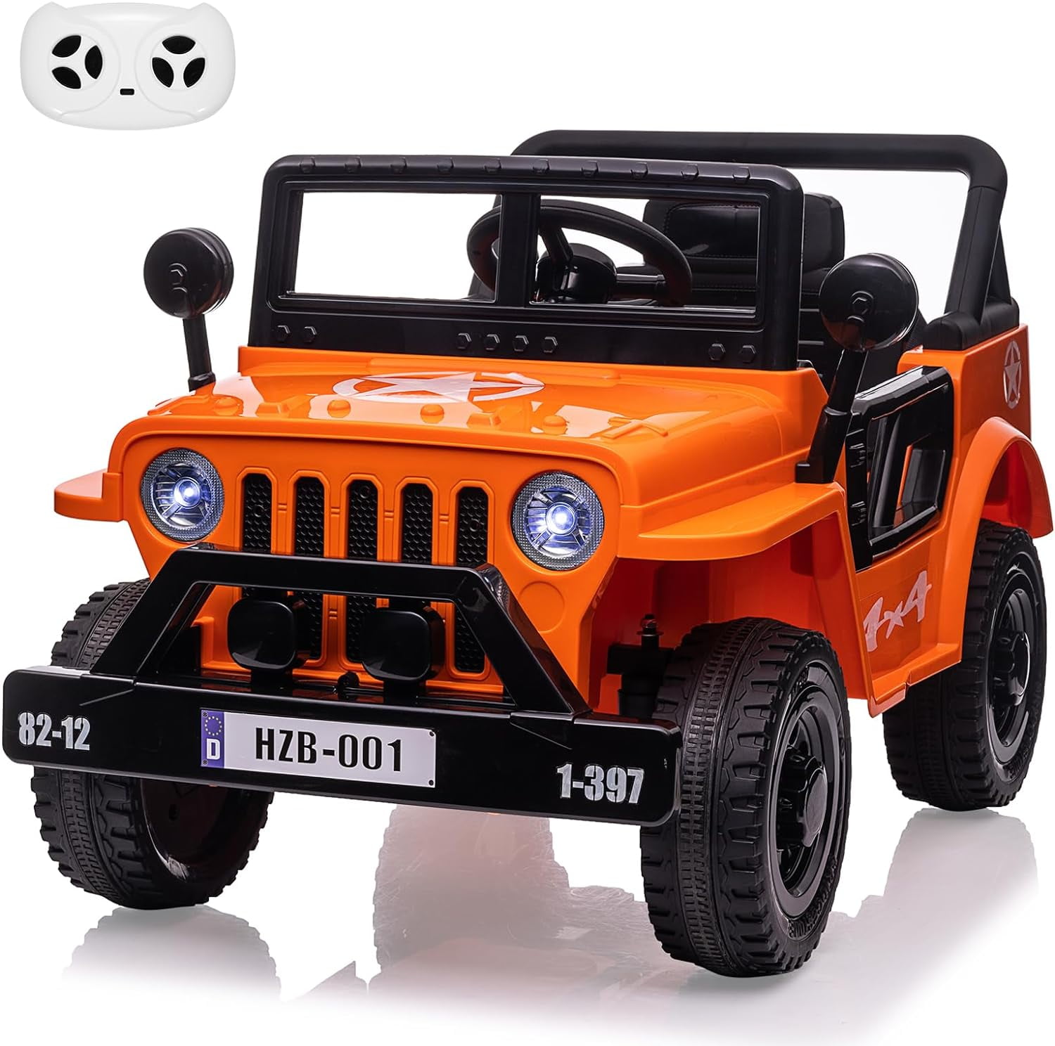 Jojoka Kids Ride on Truck Car, 12V Battery Powered Electric Ride on Car ...