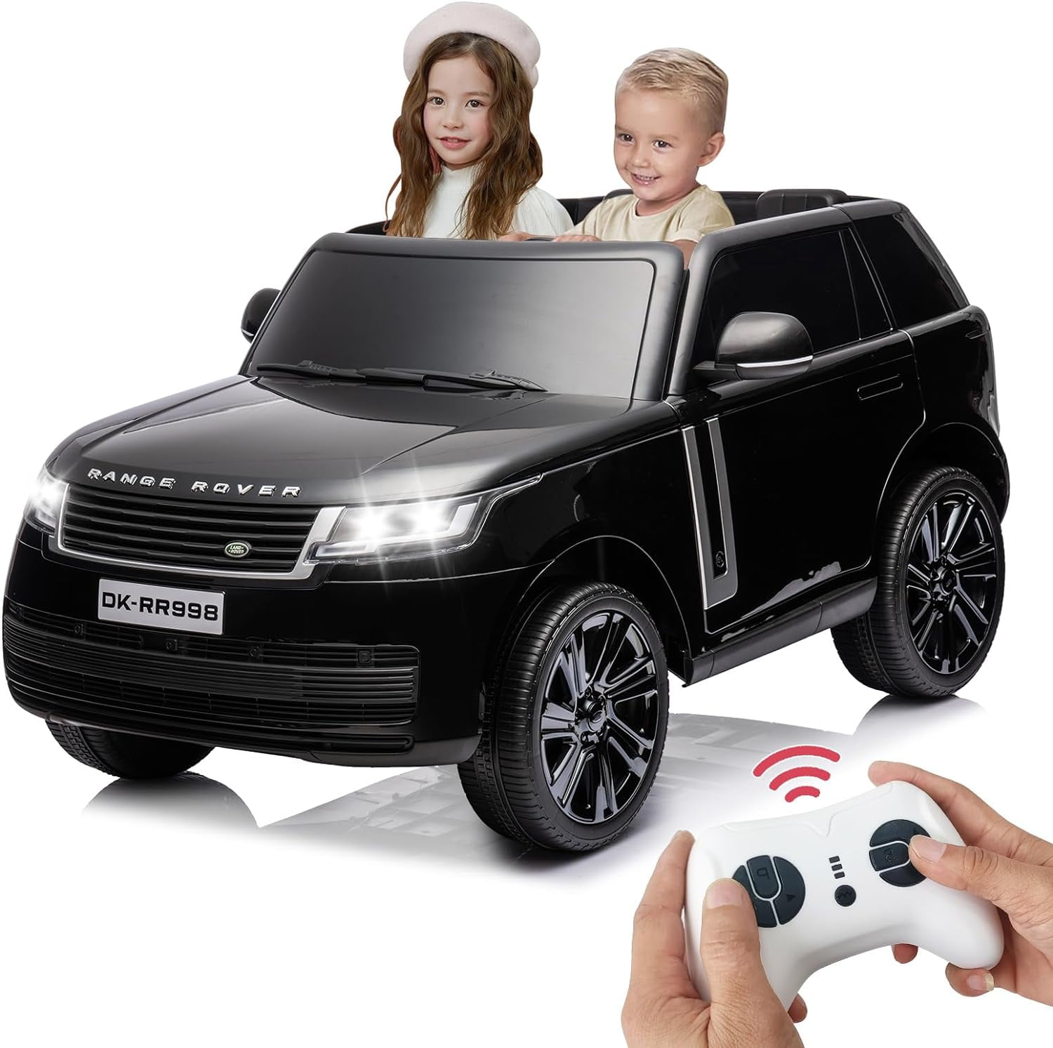 Licensed Land Rover 24V 2 Seater Kids Ride on Truck Car, Battery ...
