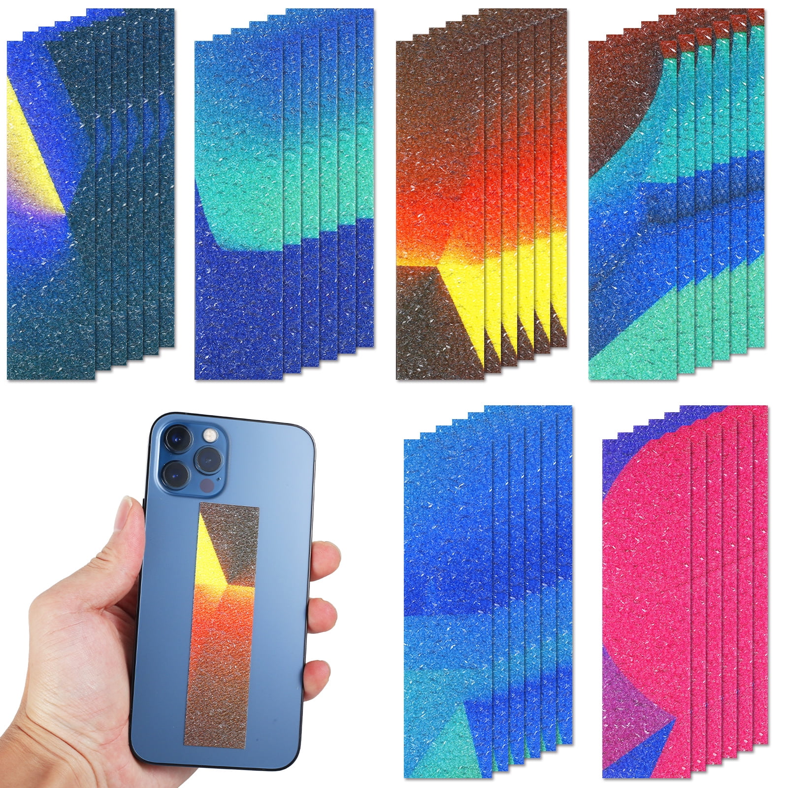 Jokapy 36 Pieces Mood Calm Stickers Gradient Textured Anxiety Sensory ...