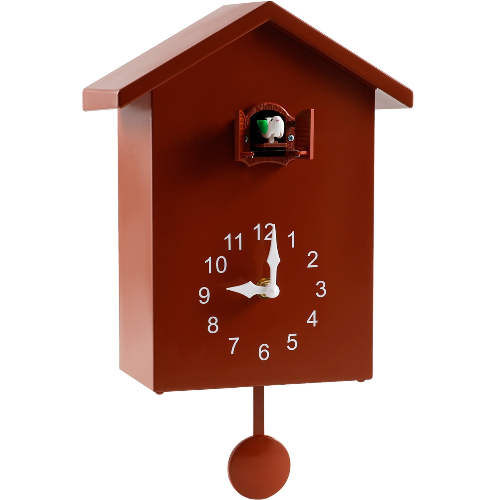 Jokapy Cuckoo Clock, Cuckoo Analog Wall Clock, Natural Bird Voices, 9.8 ...
