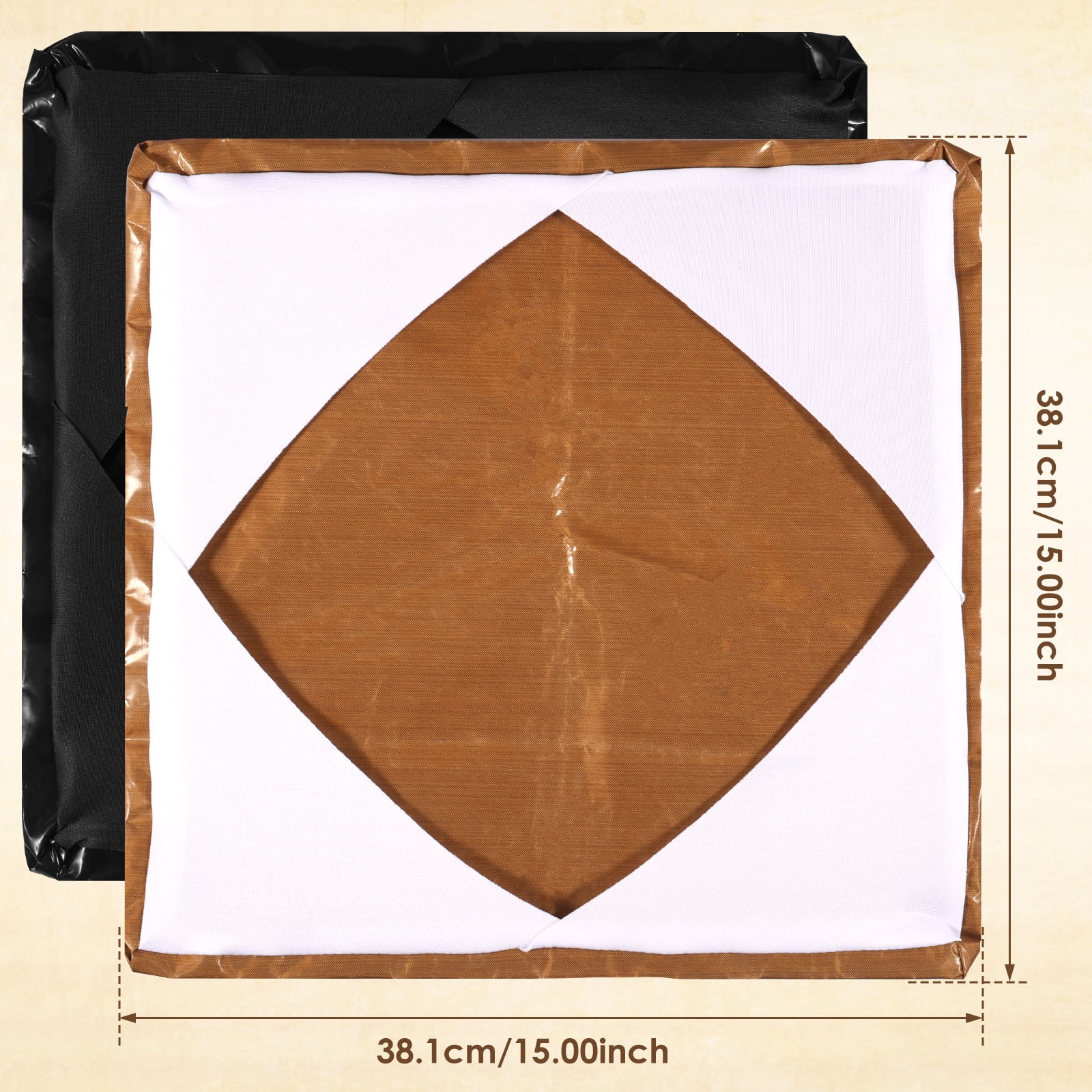 Jokapy Heat Press Covers for Top and Bottom Platens, Reusable Teflon ...