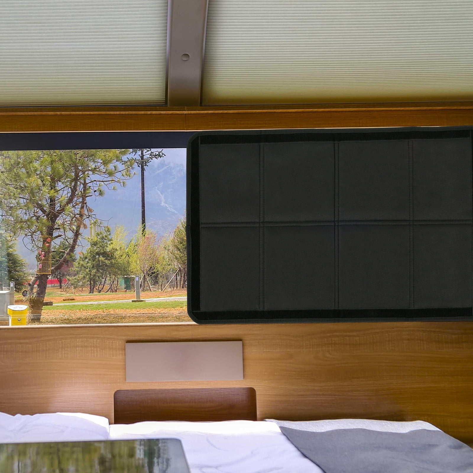 Jokapy RV Door Window Blackout Shades, Magnetic Foldable Blackout ...