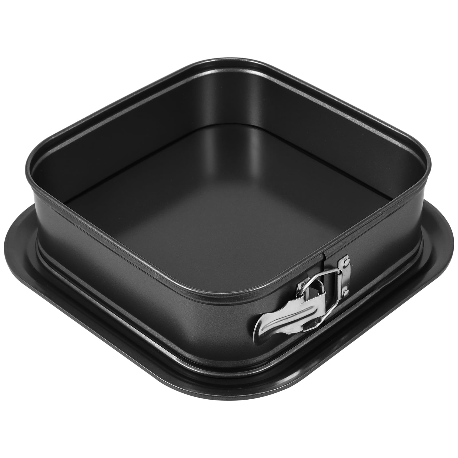 Jokapy Steel Square Cake Pan Nonstick Springform Pan with Removable ...