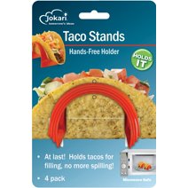 Taco Holder Stand - Set of 6 - Oven & Grill Safe Stainless Steel Taco ...