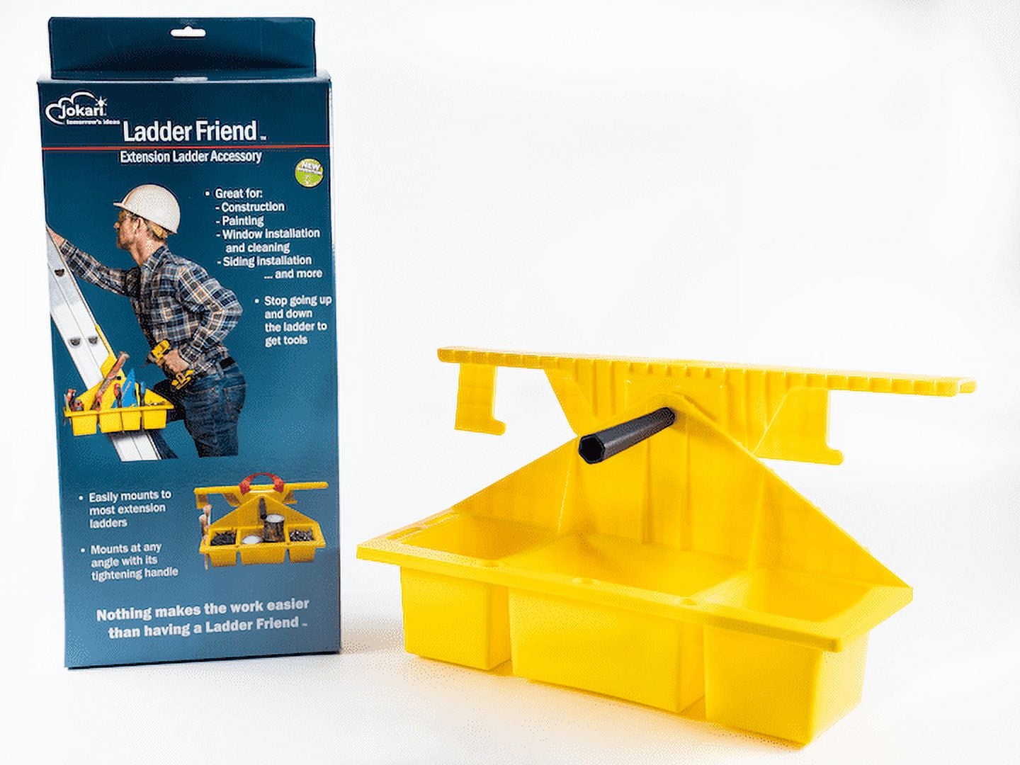 Jokari Universal Rotating Ladder Tray to Hold Tools Brushes Nails ...