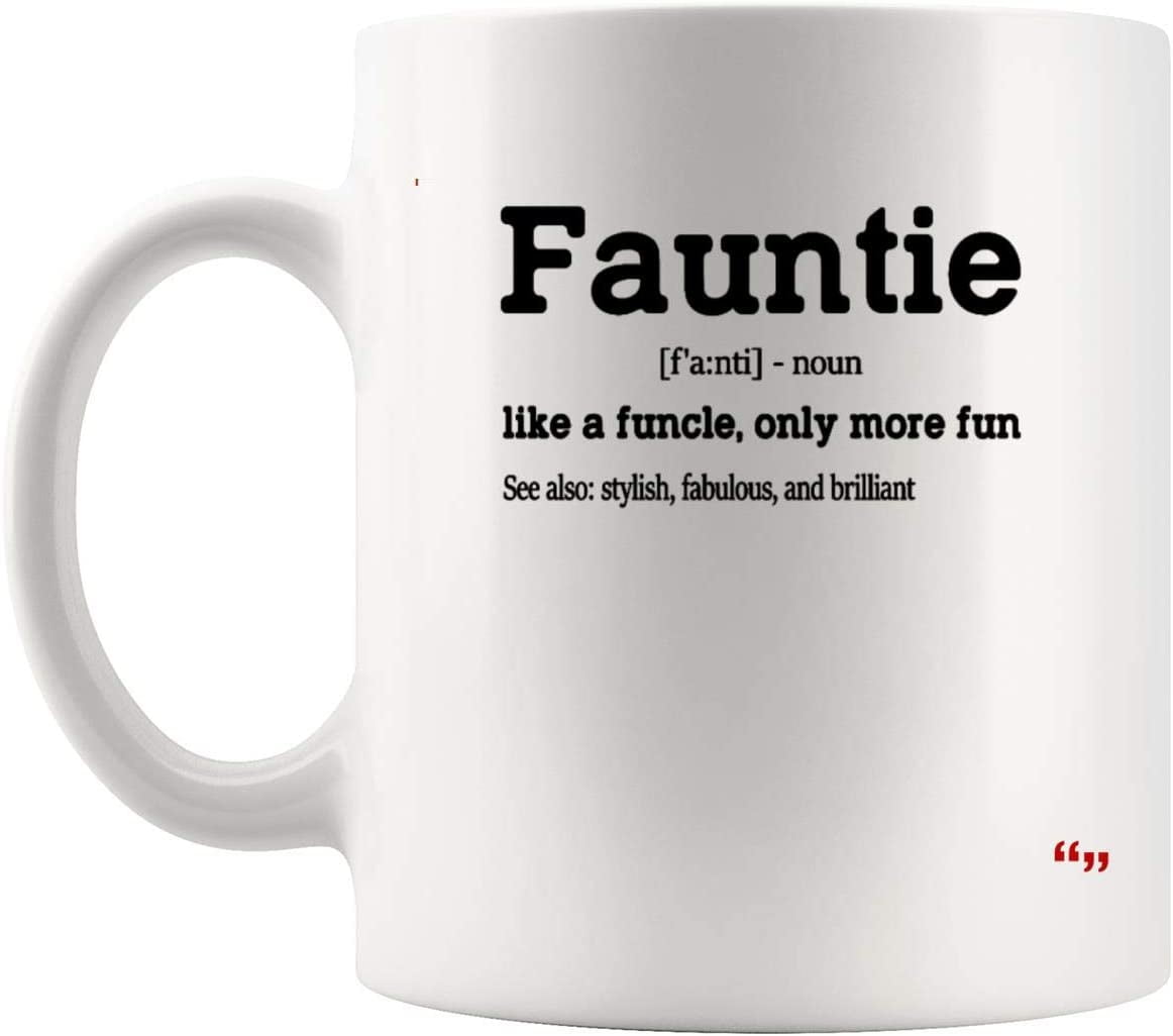 Joke Aunt Mug Auntie Coffee Cup - Aunt Mugs Fauntie Like funcle only ...