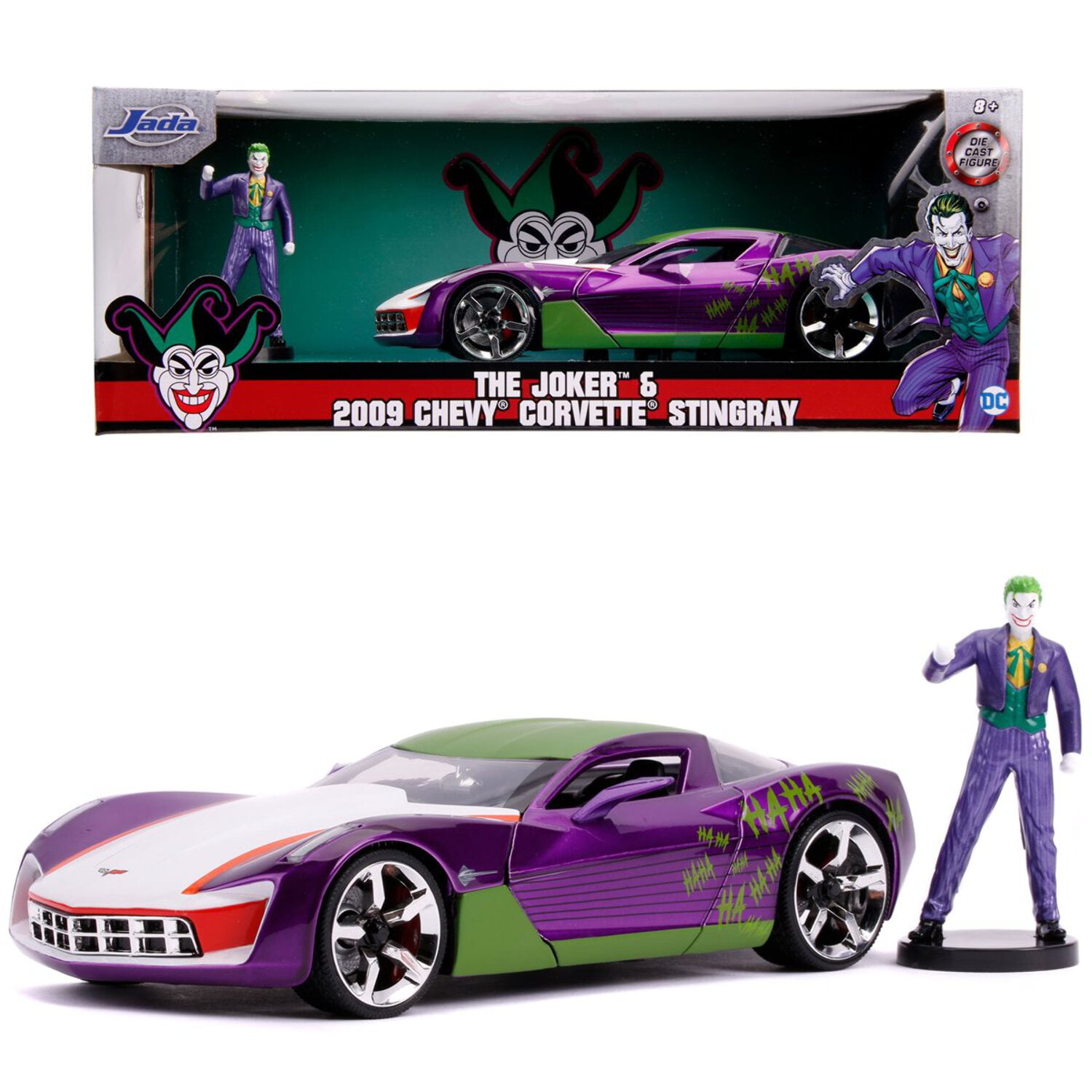 DC Comics Diecast Collectible Toy: 1:24 2009 Chevy Corvette DC Comics Diecast Collectible Toy: 1:24 2009 Chevy Corvette