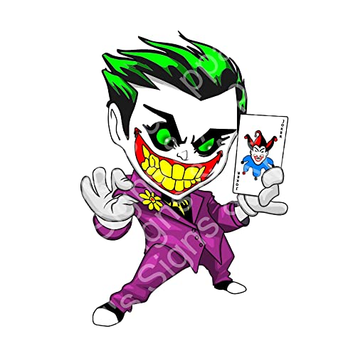 Joker 24" Fan Art Vinyl Sticker Decal Cars Trucks Vans Walls Laptop (24 ...