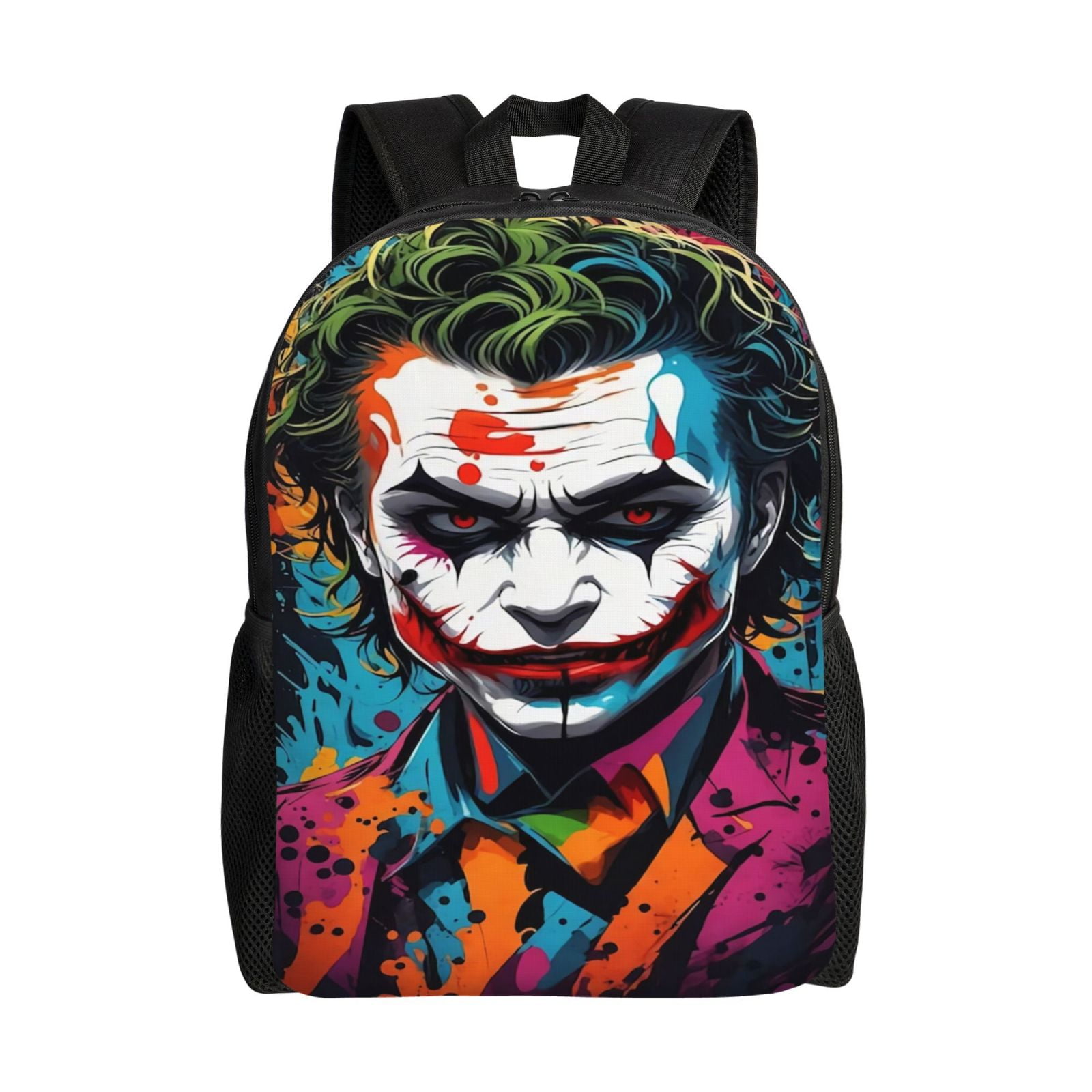 Joker Backpack, 3D Printed Cartoon Laptop Bag Bookbag, Lightweight ...