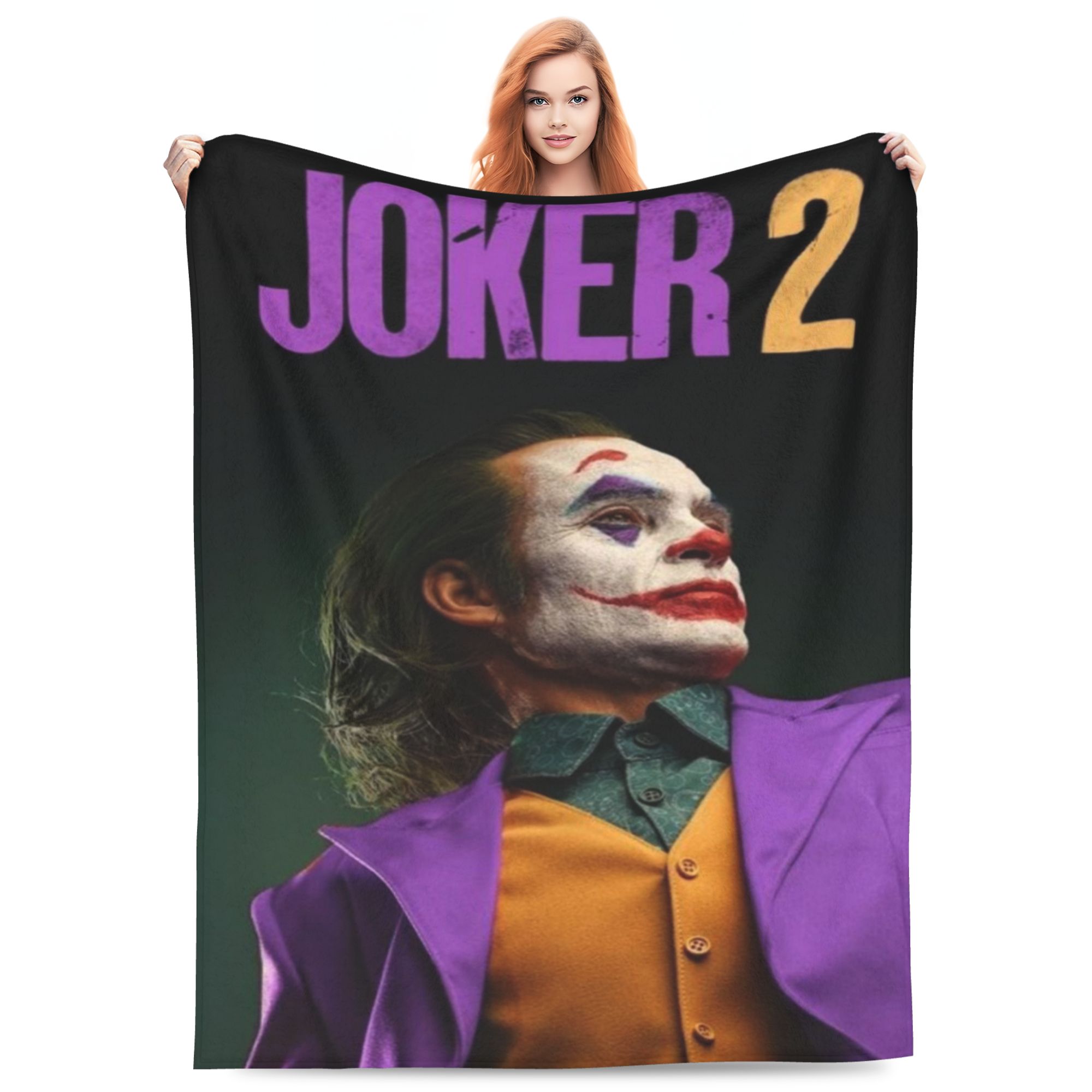Joker Bed Blanket 3D Printed Throw Blanket Lightweight Super Soft Air ...