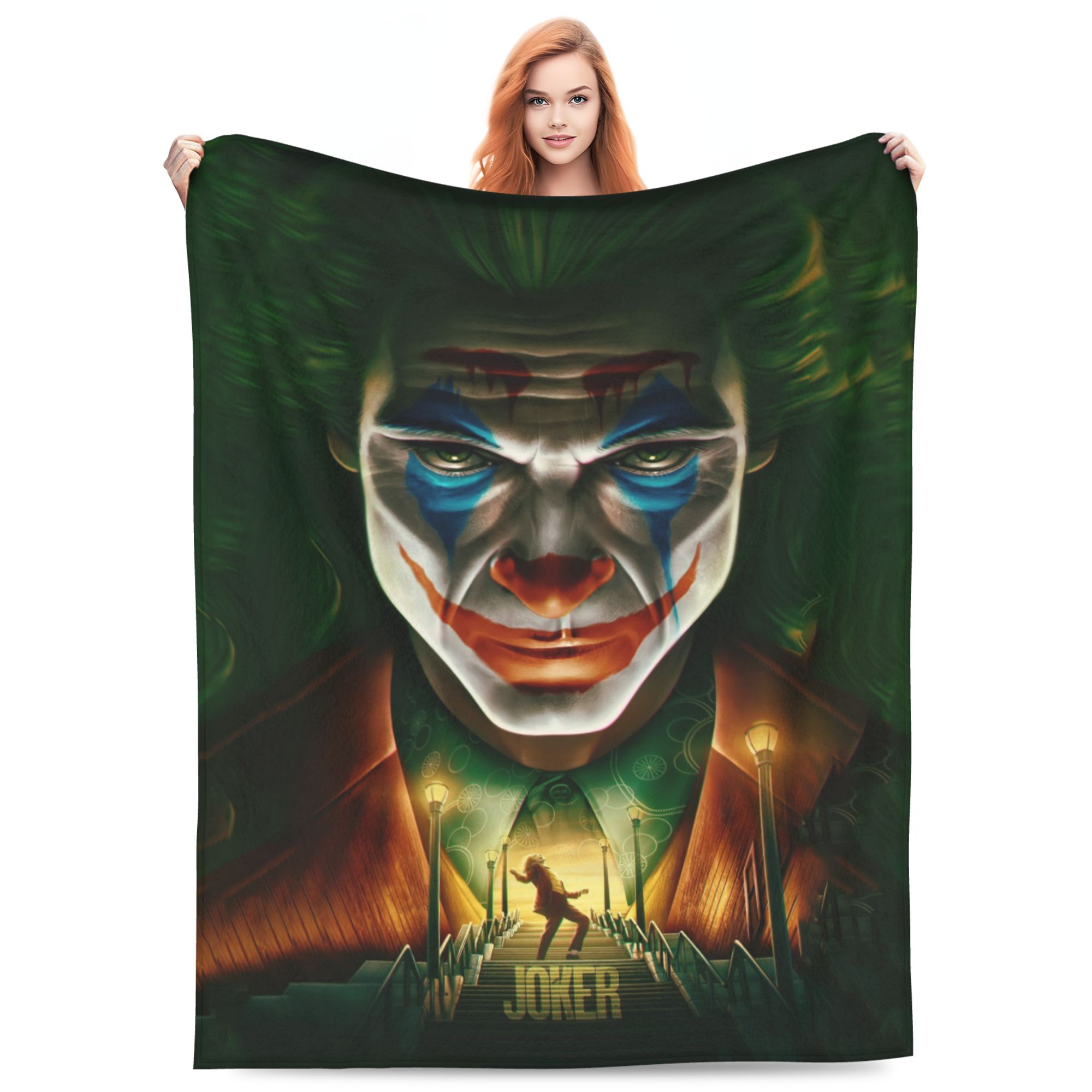 Joker Bed Blanket 3D Printed Throw Blanket Lightweight Super Soft Air ...