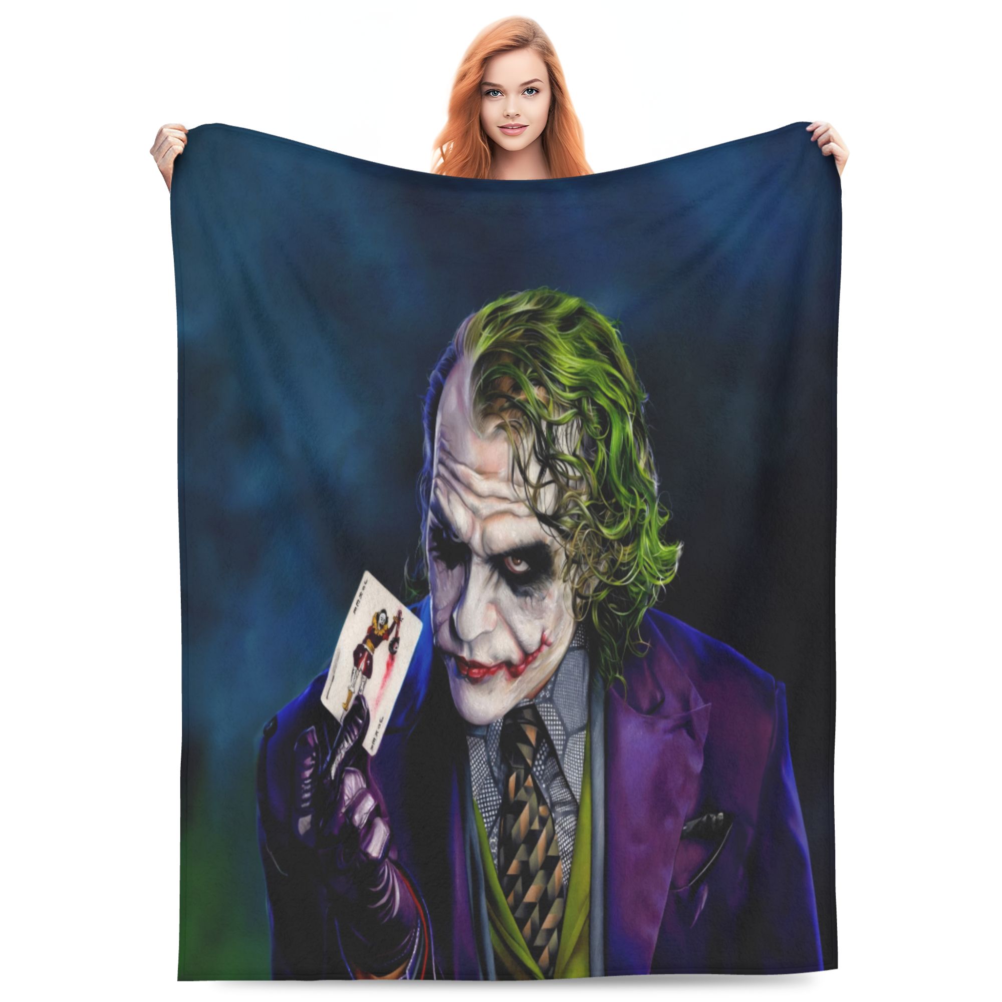 Joker Bed Blanket 3D Printed Throw Blanket Lightweight Super Soft Air ...