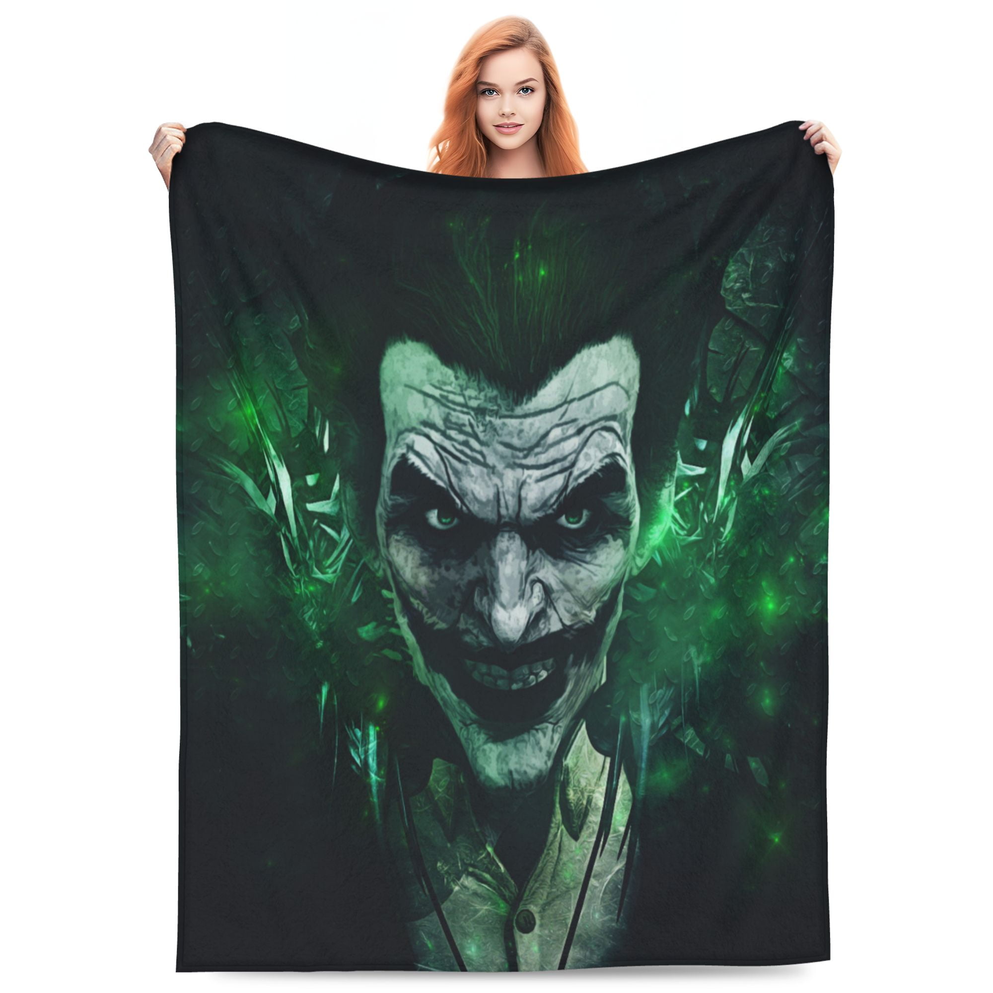 Joker Bed Blanket 3D Printed Throw Blanket Lightweight Super Soft Air ...