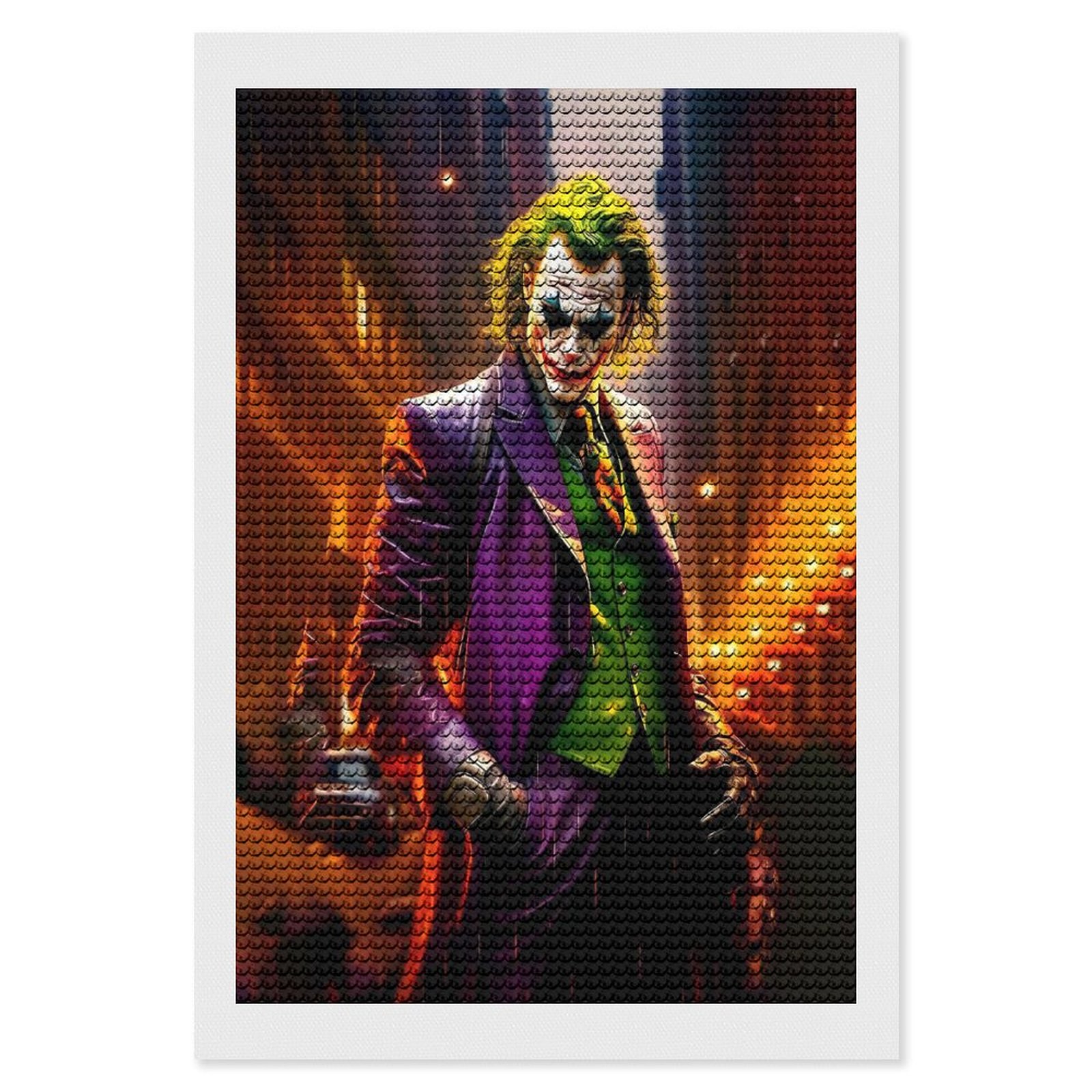 Joker Diamond Art Kits DIY 5D Anime Painting by Number Kits Full Drills ...