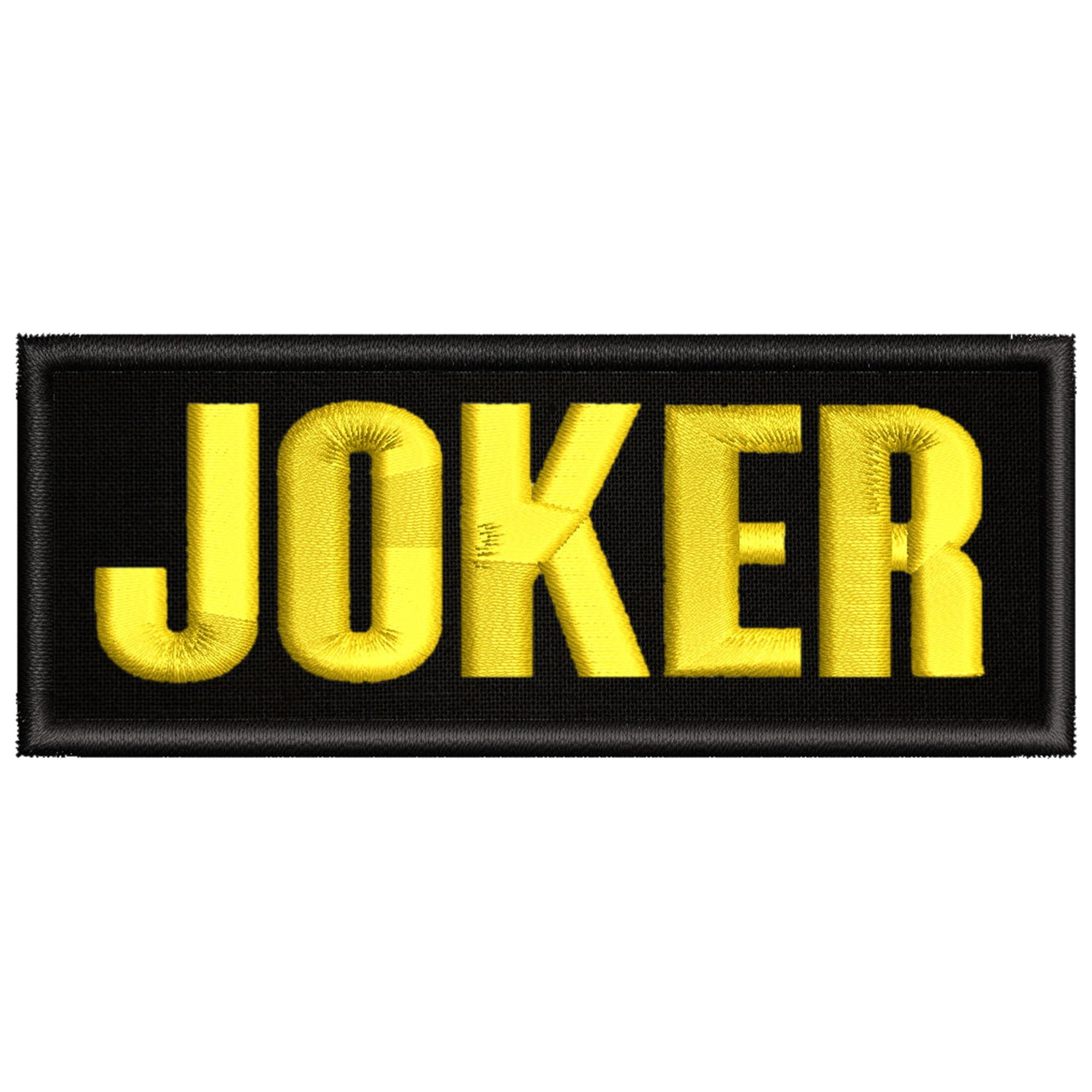Joker Embroidered DIY Iron on or Sew-on Decorative Patch Badge Emblem ...