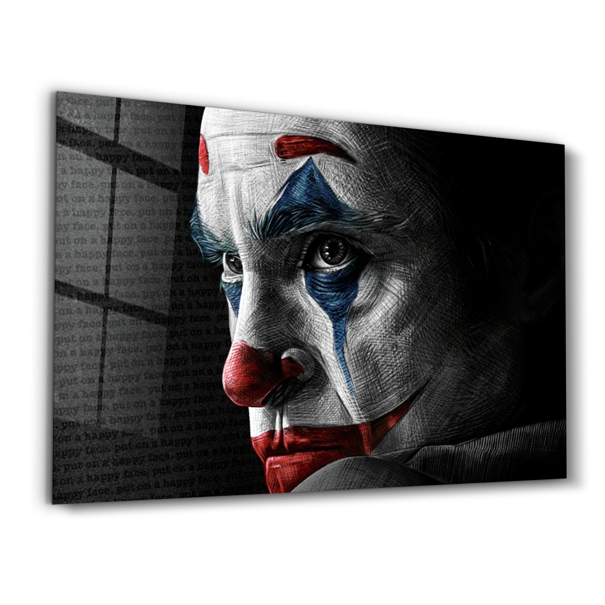 Joker Face | Glass Wall Art - Walmart.com
