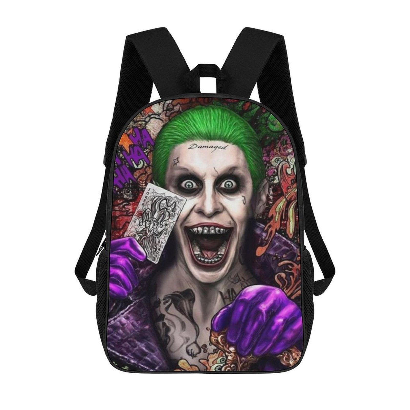 Joker Film School Bag Laptop Backpack Casual Shoulders Daypack Bookbag ...