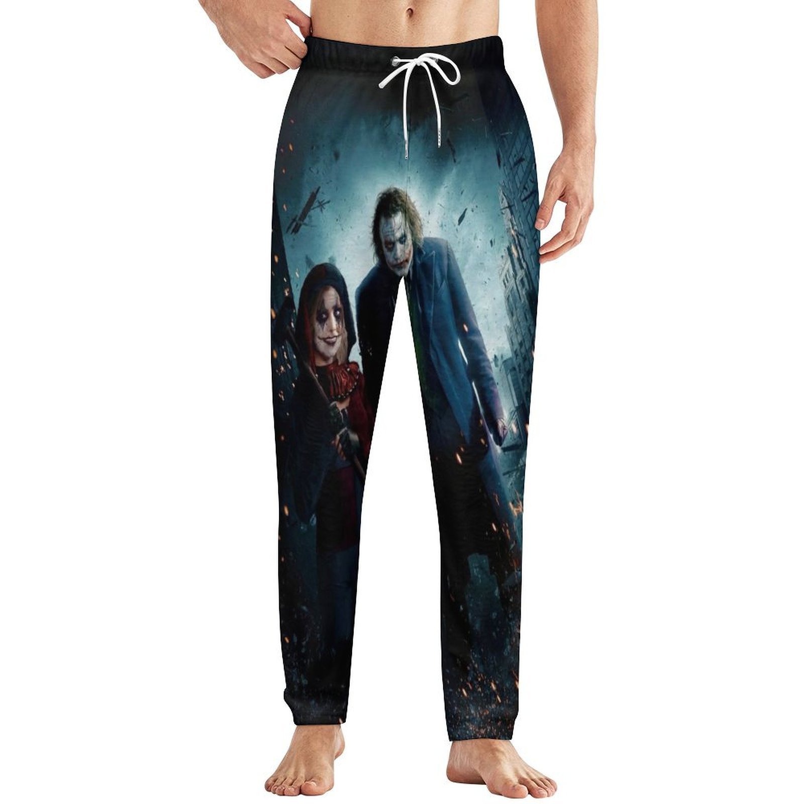 Joker Folie A Deux Characters Flannel Men's Pajama Pants Bottoms Home ...