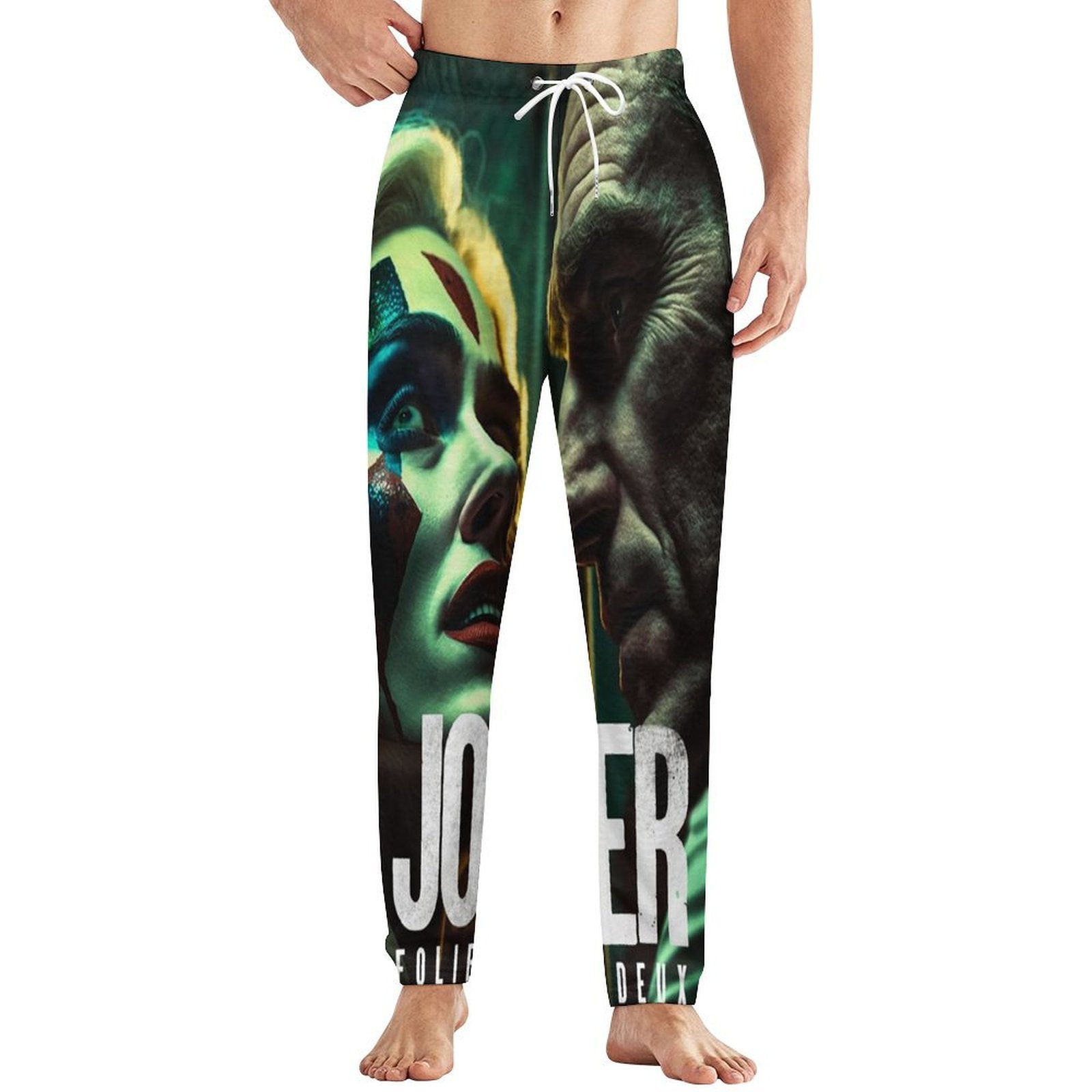 Joker Folie A Deux Movie Flannel Men's Pajama Pants Bottoms Home Loose ...