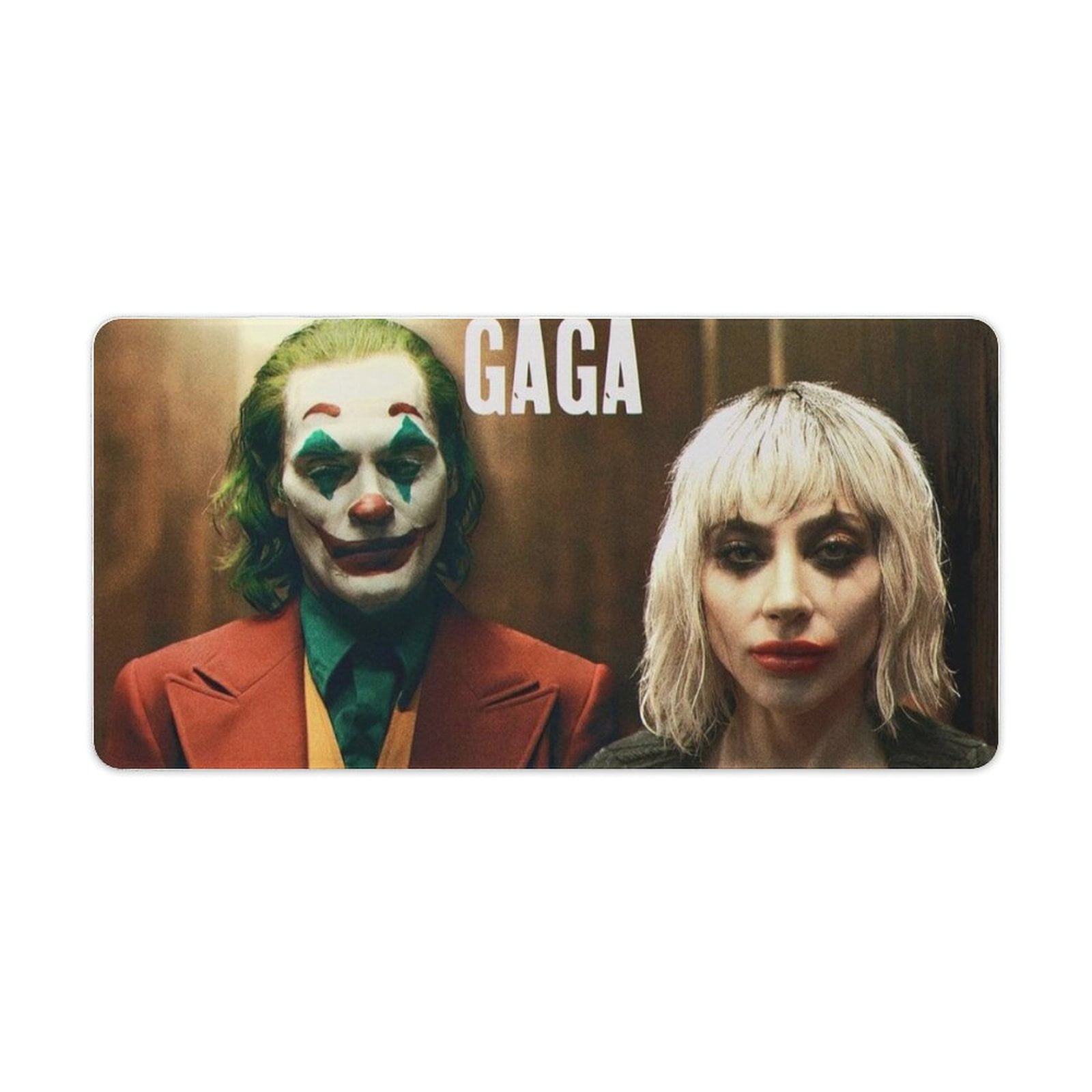 Joker Folie A Deux Poster Mouse Pad Extended Gaming No-sliped Large Desk Mat Stitched Edge ...