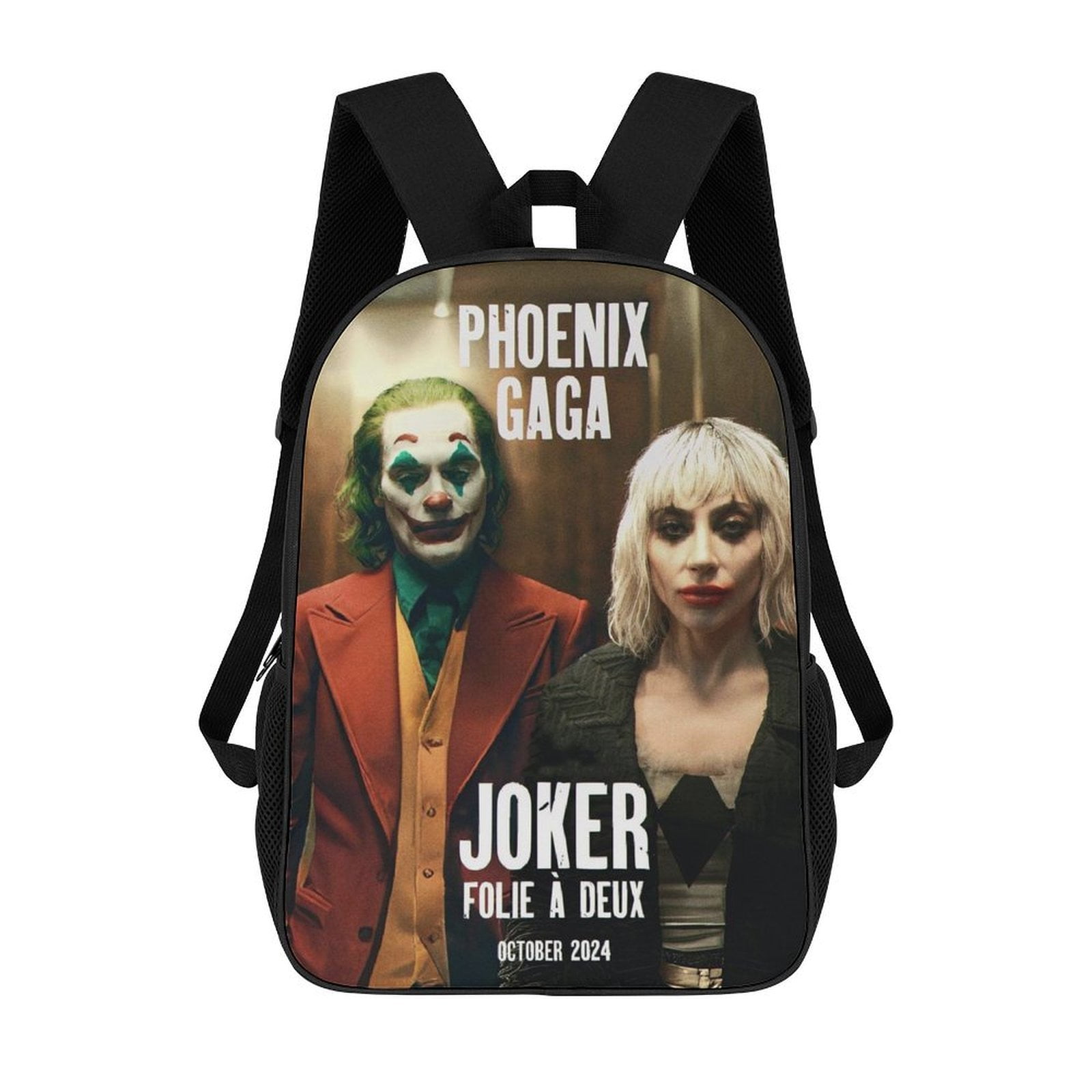 Joker Folie A Deux Poster School Bag Laptop Backpack Casual Shoulders ...