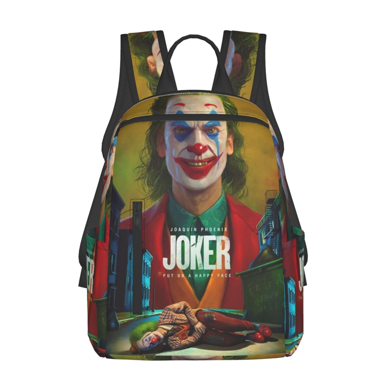 Joker Folie a Deux Backpack Student School Bag Bookbag Satchel ...