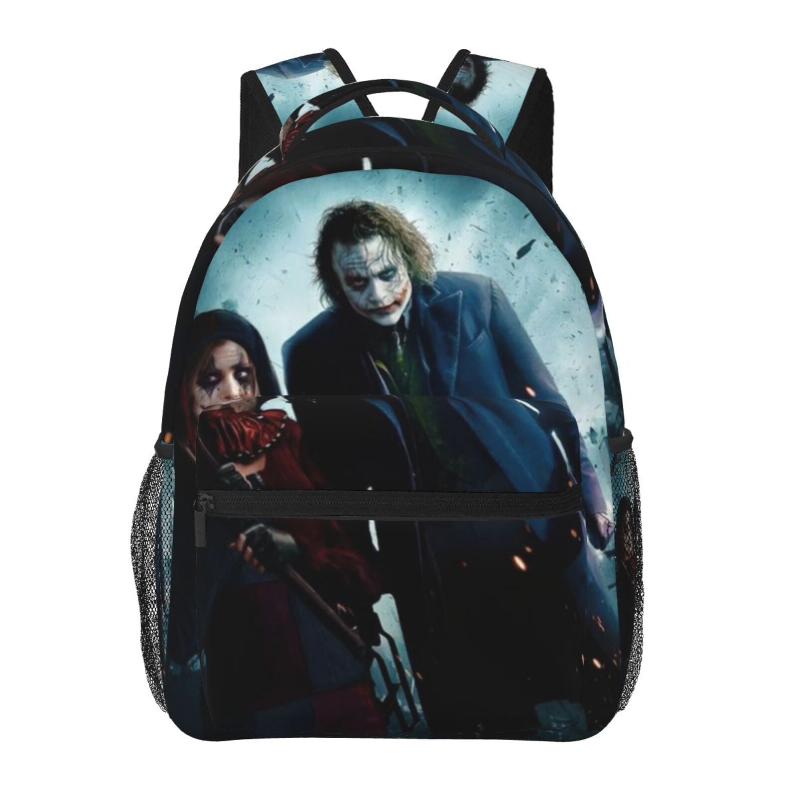 Joker Folie a Deux Characters Laptop Backpack Daypack Large Capacity ...