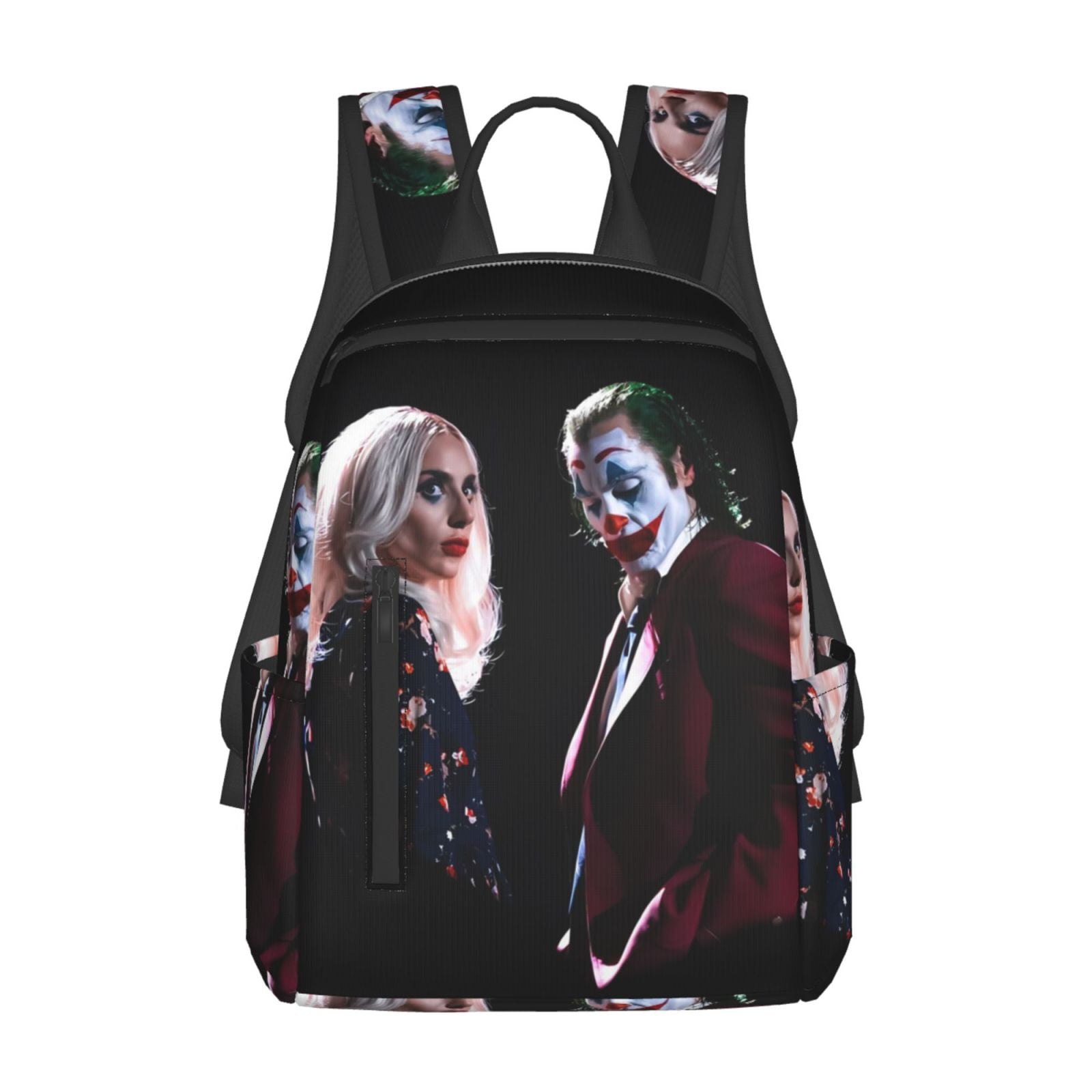 Joker Folie a Deux Harley Quinn Backpack Student School Bag Bookbag ...