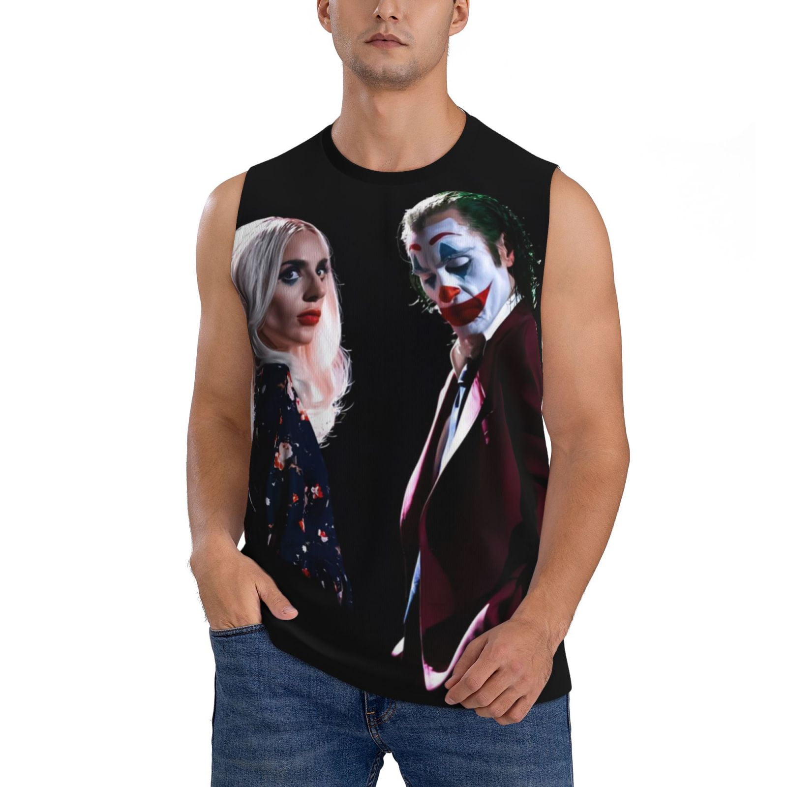 Joker Folie a Deux Harley Quinn Men's Tank Top Lightweight Summer ...