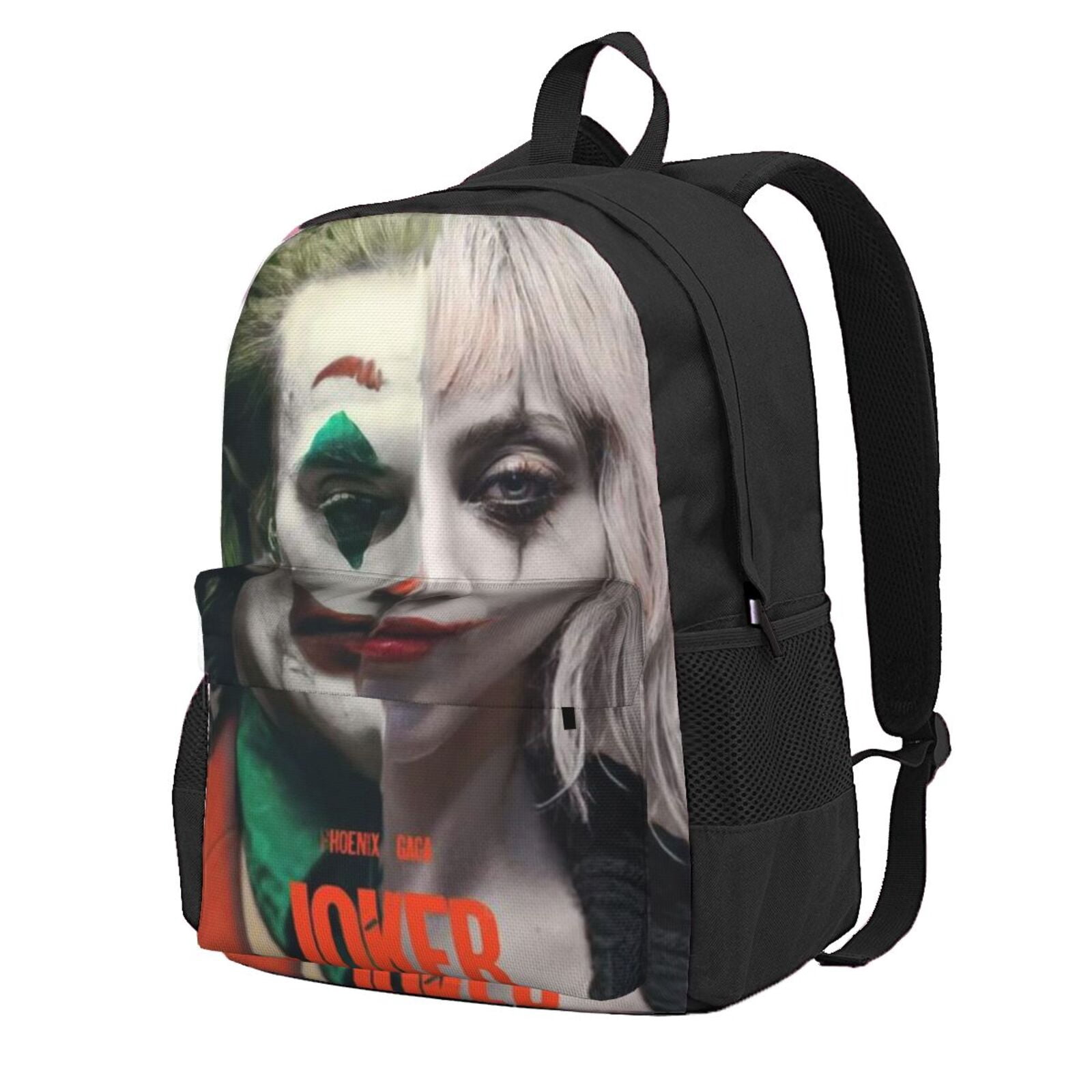 Joker Folie a Deux Horror Laptop Backpack School Bag Large Capacity ...