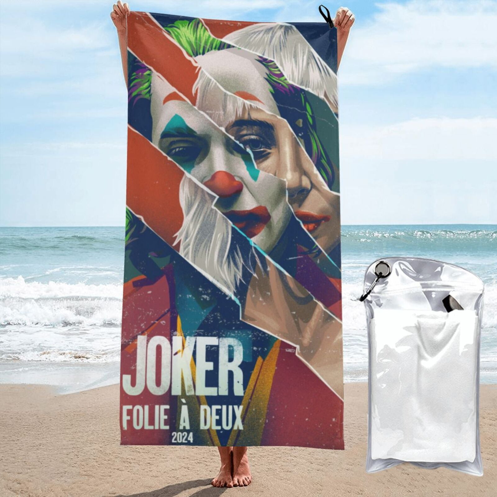 Joker Folie a Deux Quick Dry Bath Towel Lightweight Soft Absorbent ...