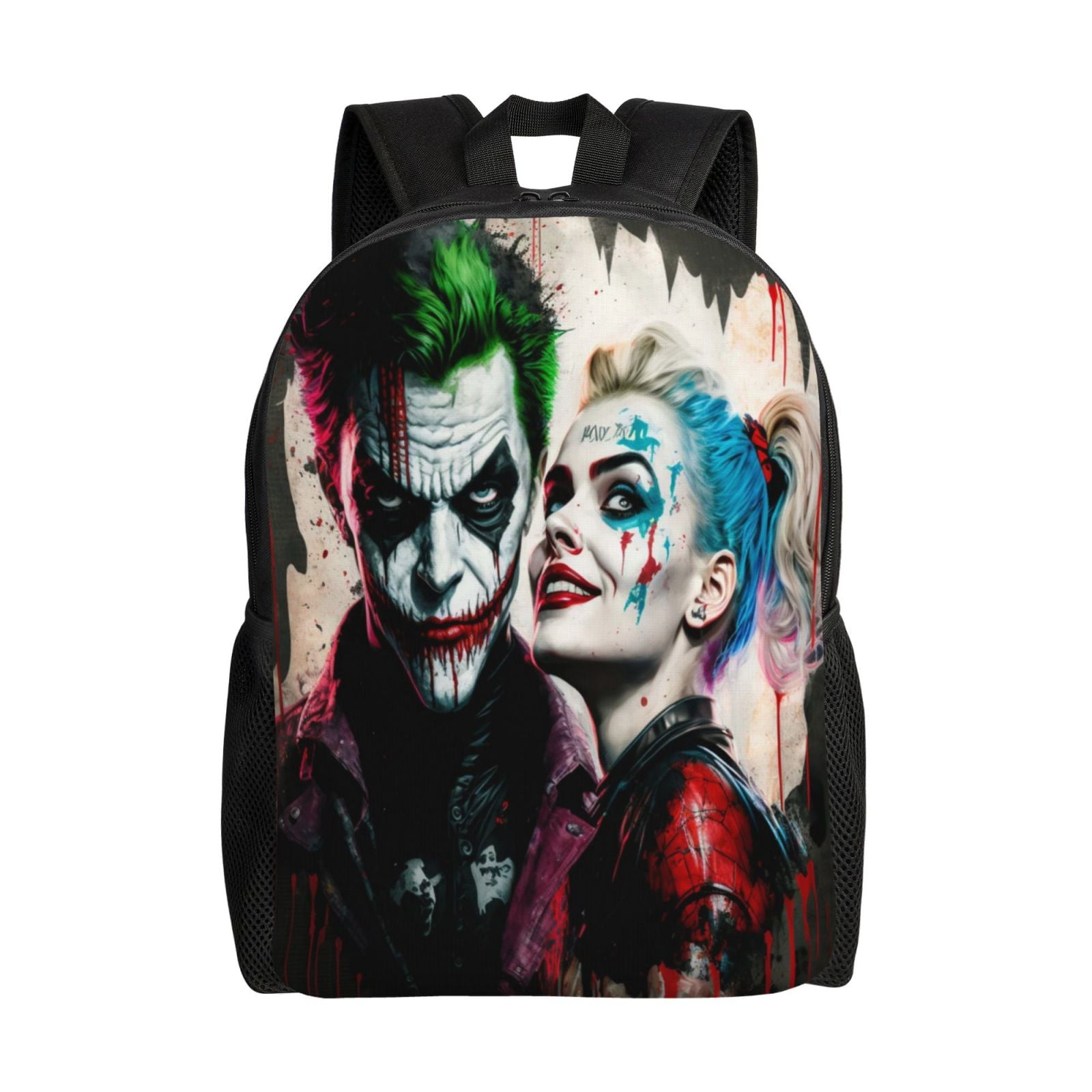 Joker Harley Quinn Backpack Cute Anime Large Capacity Multifunction ...
