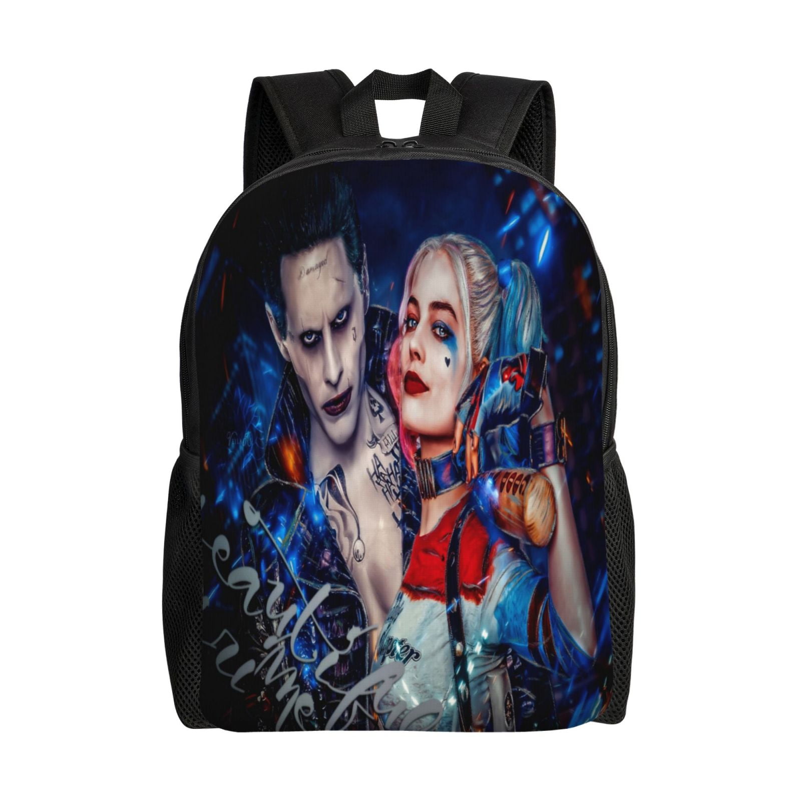 Joker Harley Quinn Backpack Cute Anime Large Capacity Multifunction ...