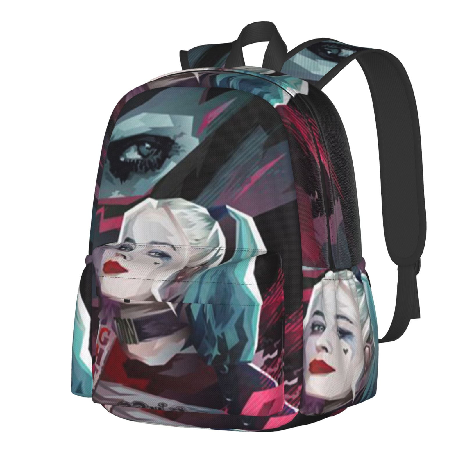 Joker Harley Quinn Backpack Schoolbag Laptop Daypack Large Capacity ...